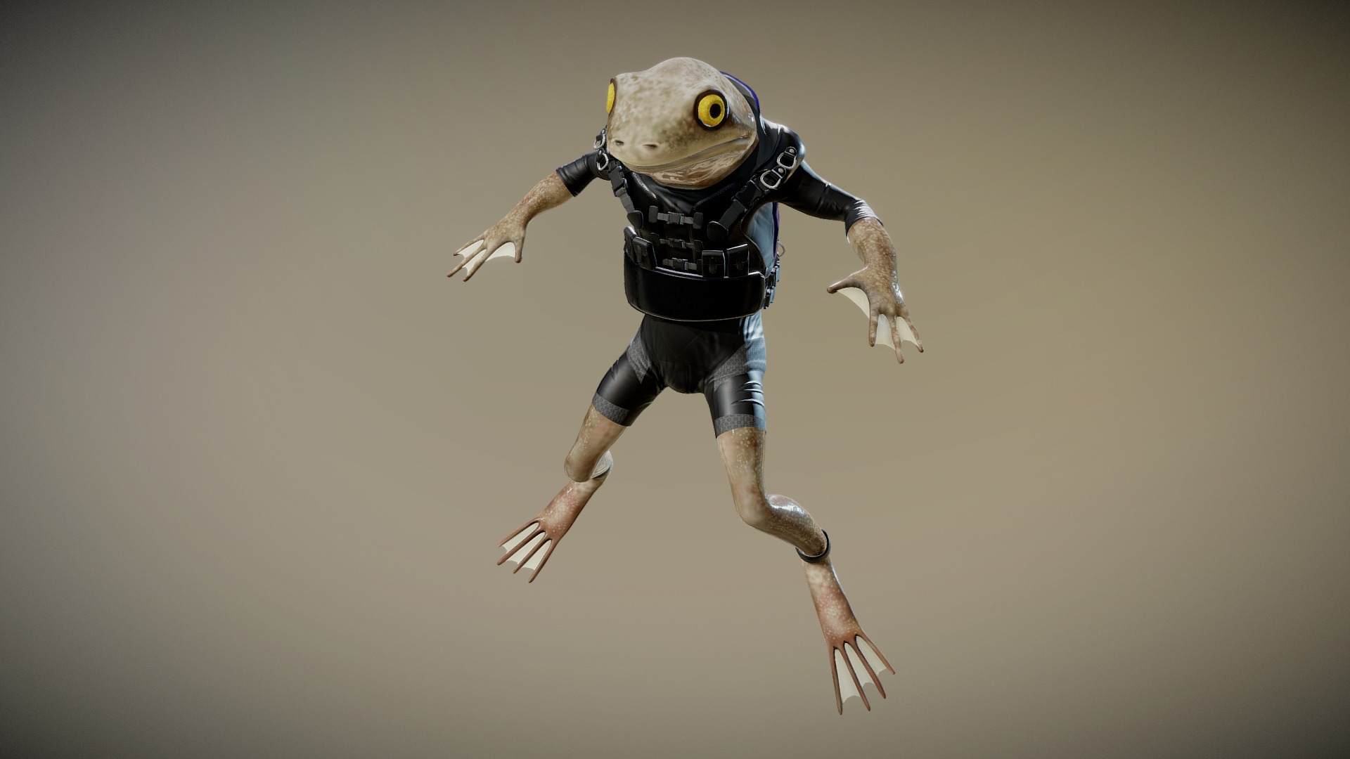 Feeling froggy - 3D model by CreativeCreed [1fb596a] - Sketchfab
