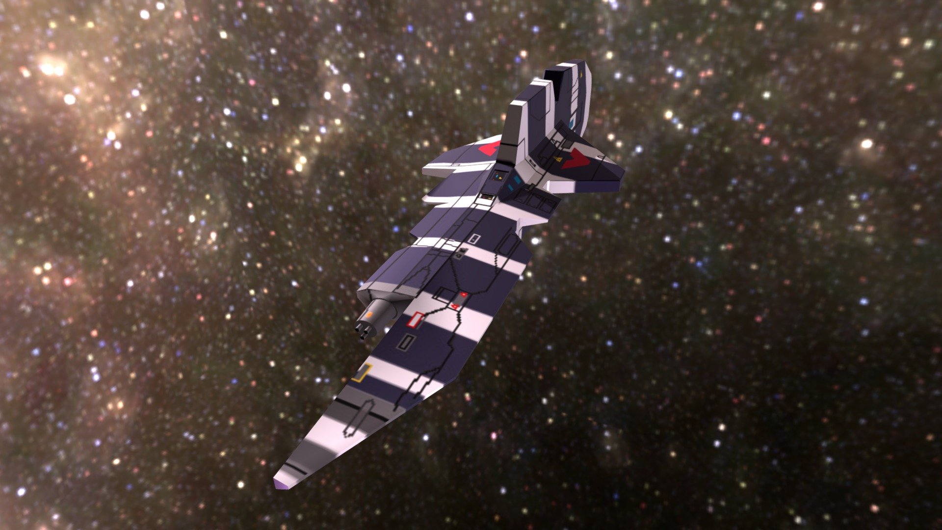 Fighter - 3D model by Lichisor [1fb5adc] - Sketchfab