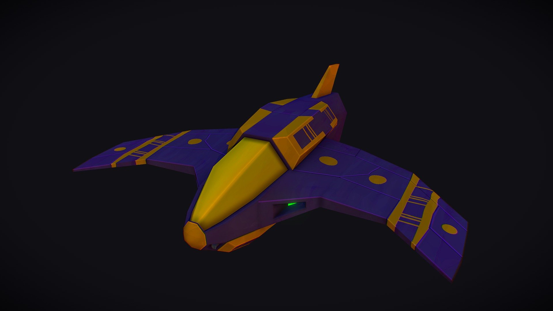 Cartoon Space Ship - 3D model by JustBuchanan51 [1fb6536] - Sketchfab