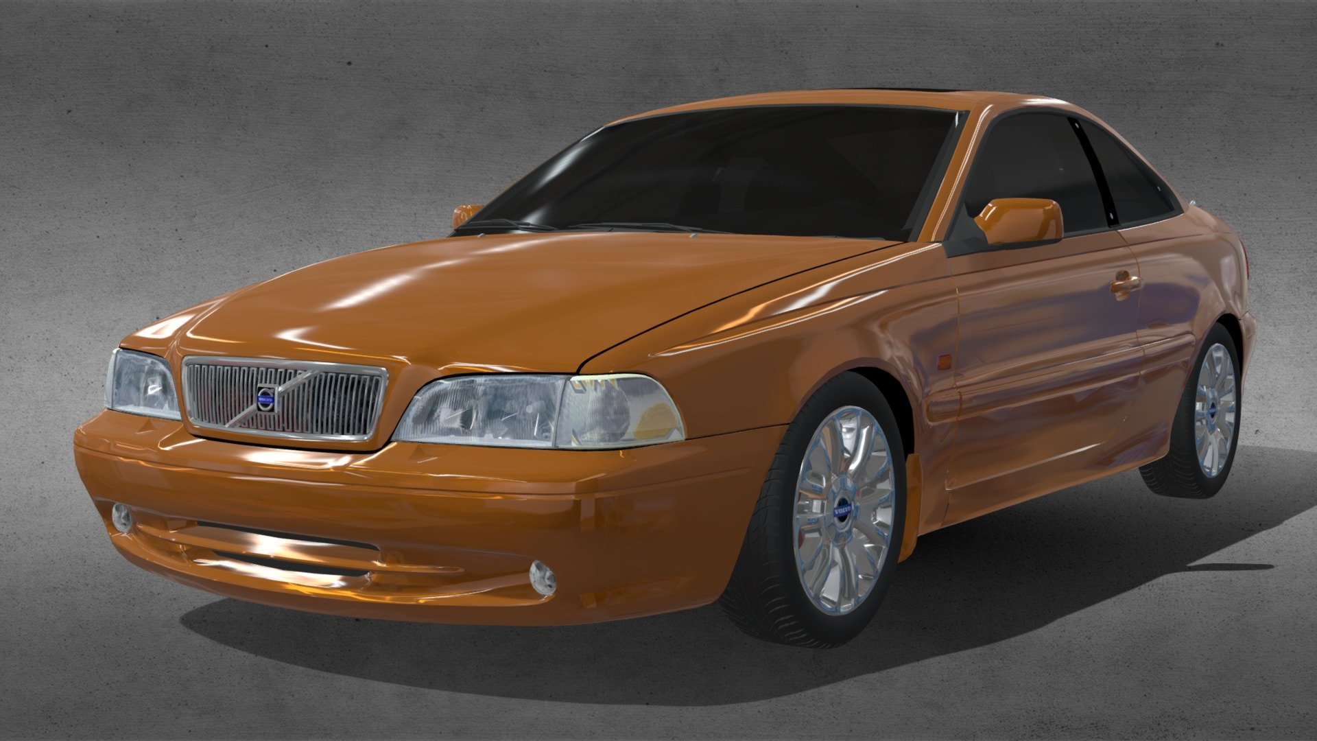 2000 Volvo C70 Coupe - Download Free 3D model by SIU Car Garage (@Game ...
