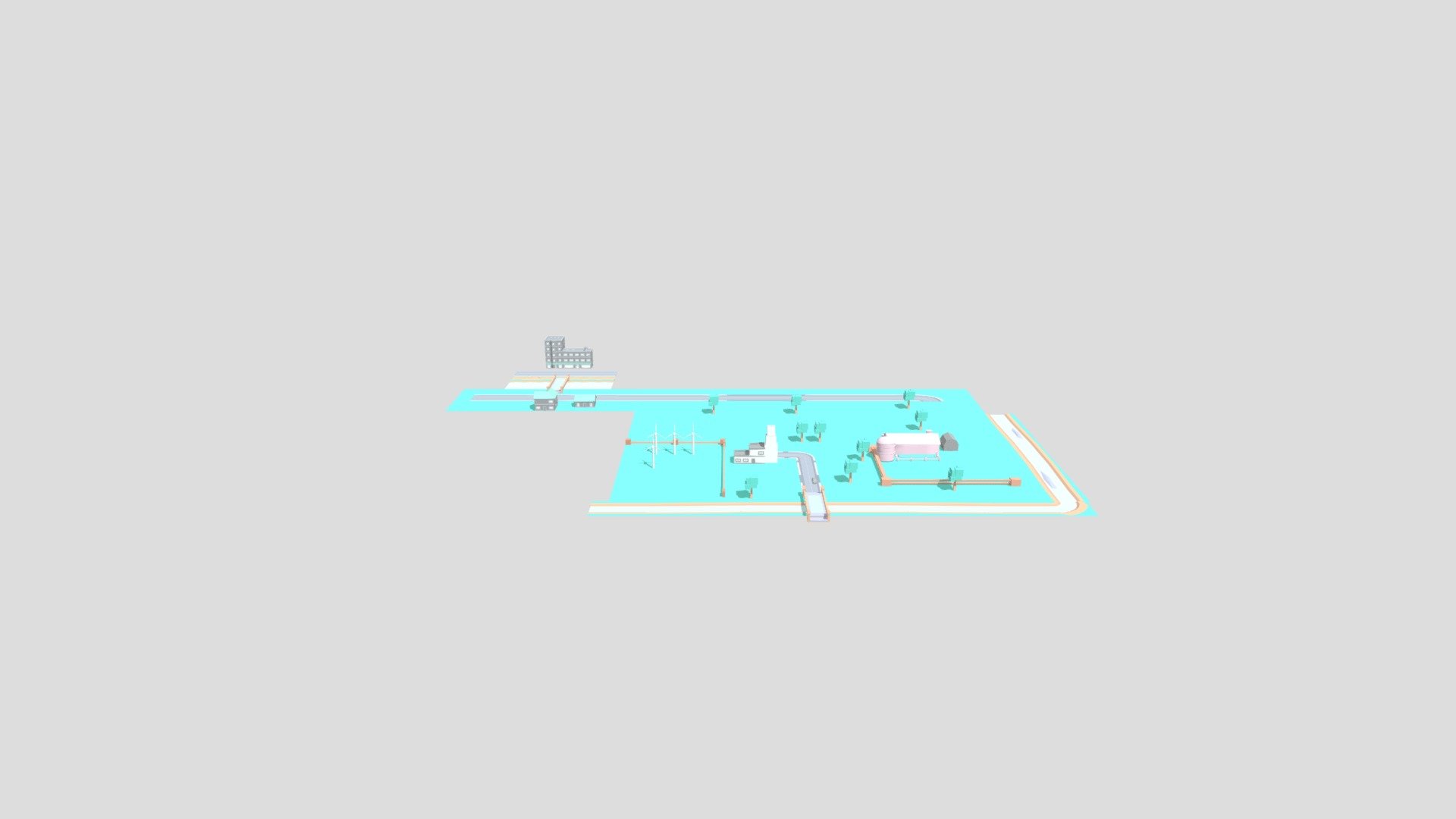 City 7 - 3D model by bendigots [1fb873f] - Sketchfab