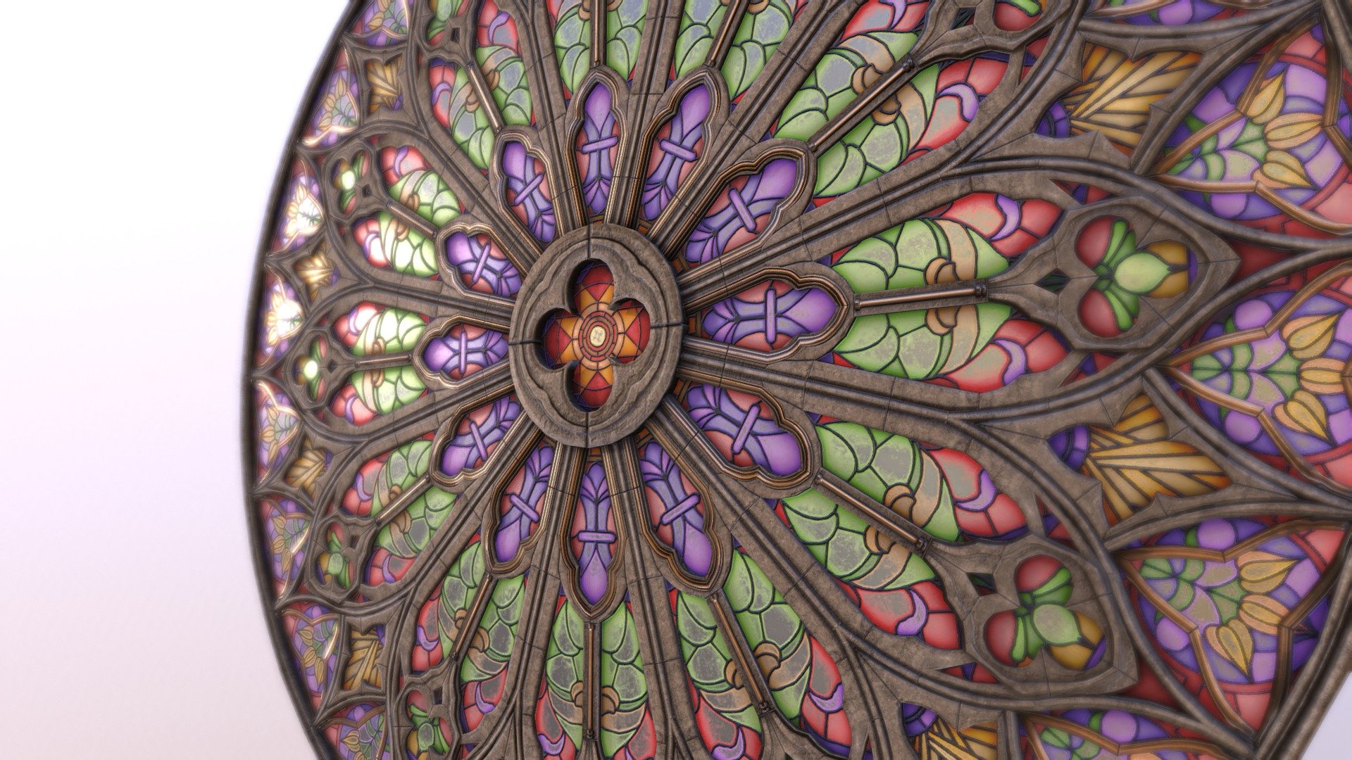 Rosace Window Style : Medieval - 3D model by Antoine FAIPOUX (@antoine ...