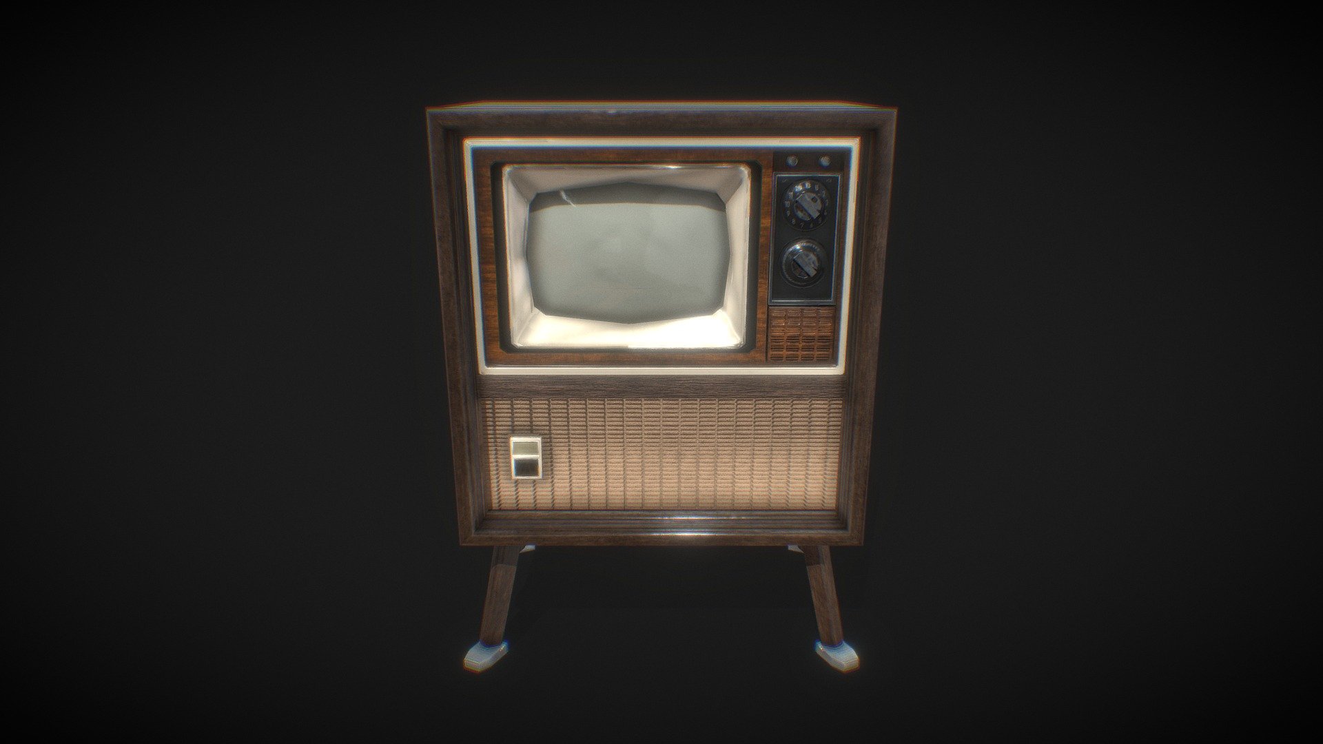 Vintage TV - Buy Royalty Free 3D model by chung_the_artist [1fbb053 ...