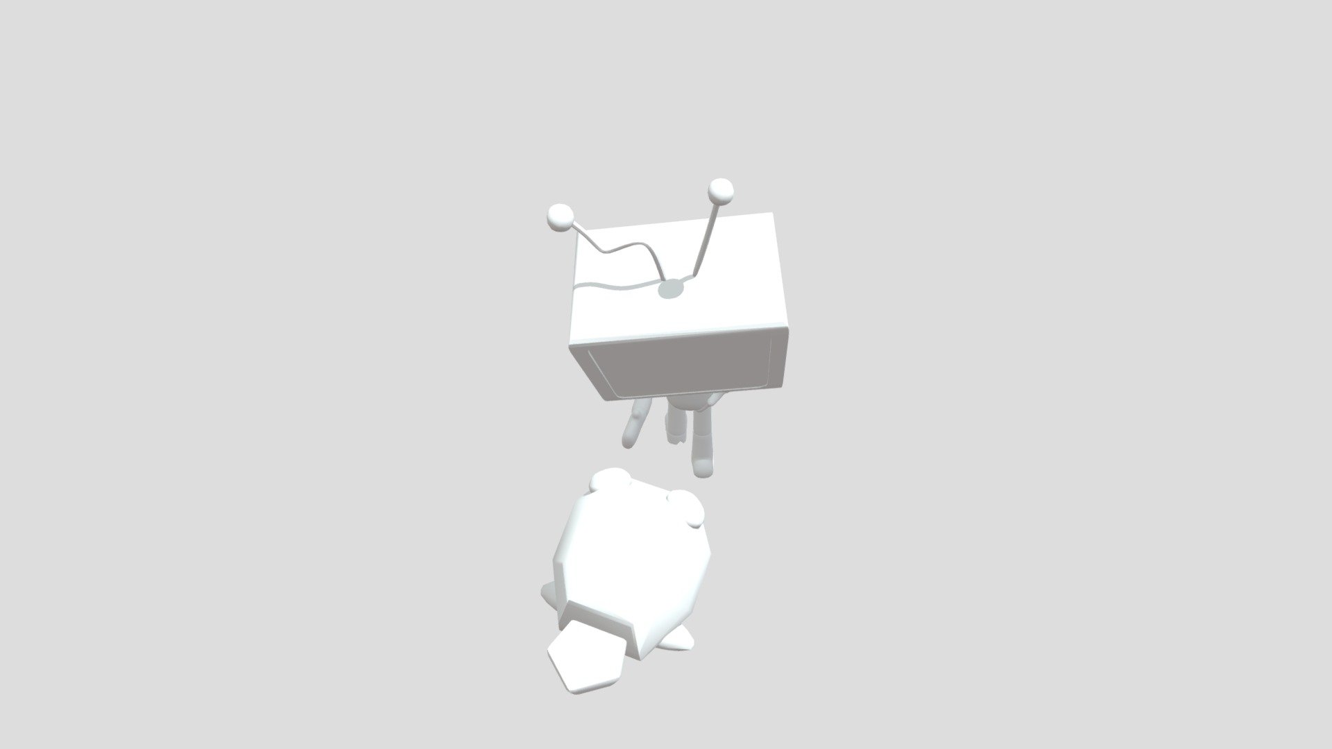 Vee from dandy's world (no texture) - 3D model by bellareyes0724 ...