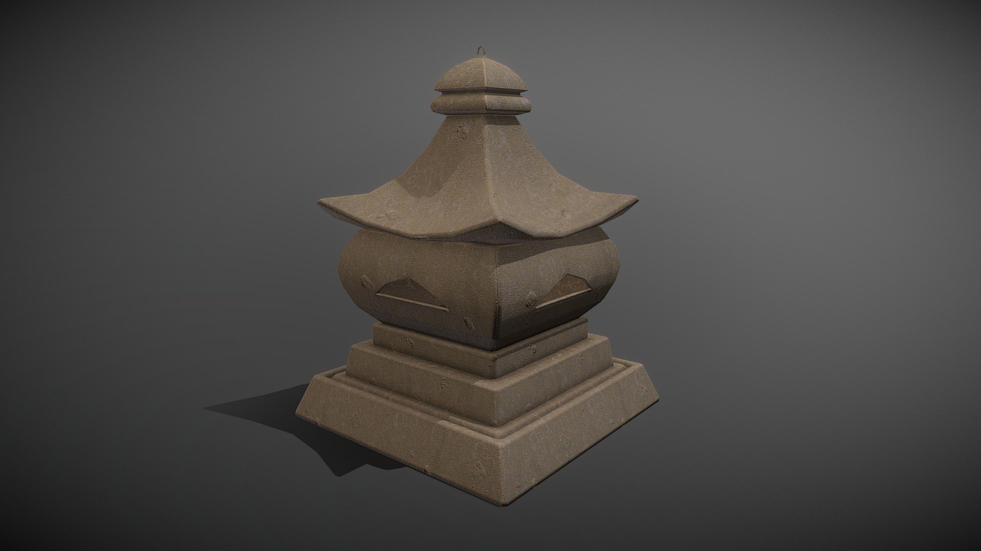 Stone Lantern - Buy Royalty Free 3D model by Zhang Shangbin ...