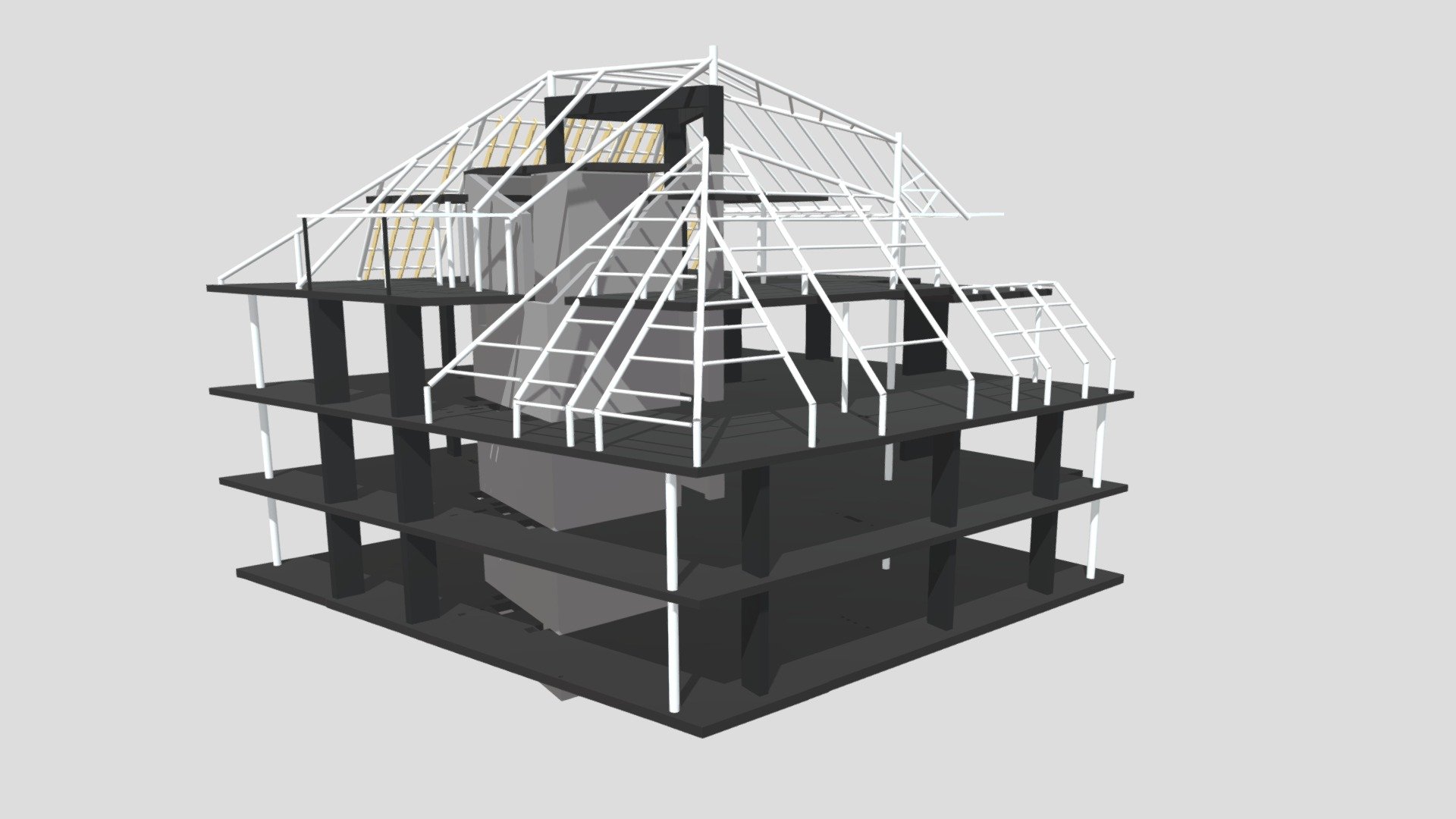 Building structure- 3D Revit Model - 3D model by Xplorate Group ...