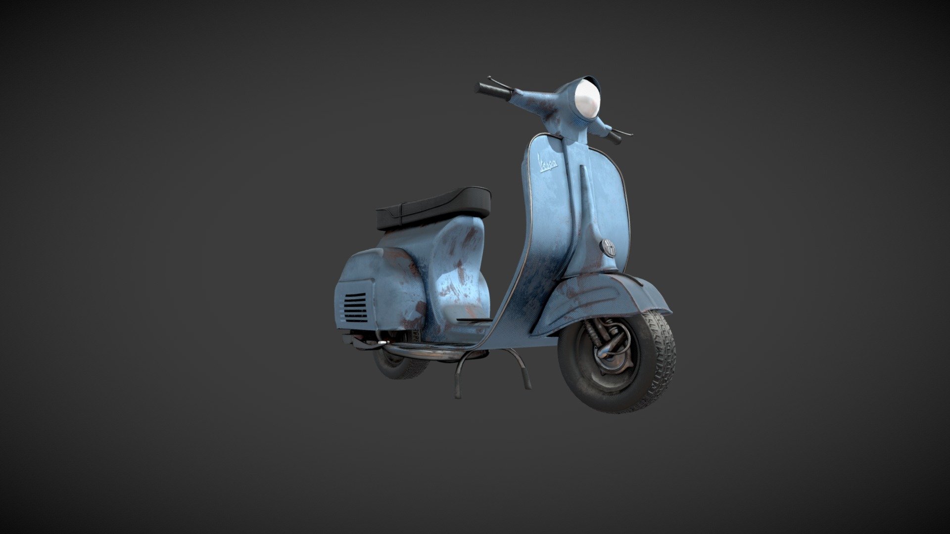 Vespa Vehicle - Buy Royalty Free 3D model by The Wox Polygons (@thewox ...