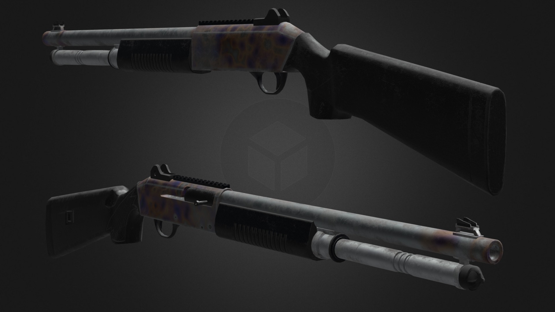 Portfolio 7: Benelli M4 Shotgun - 3D model by Nicole Grant ...