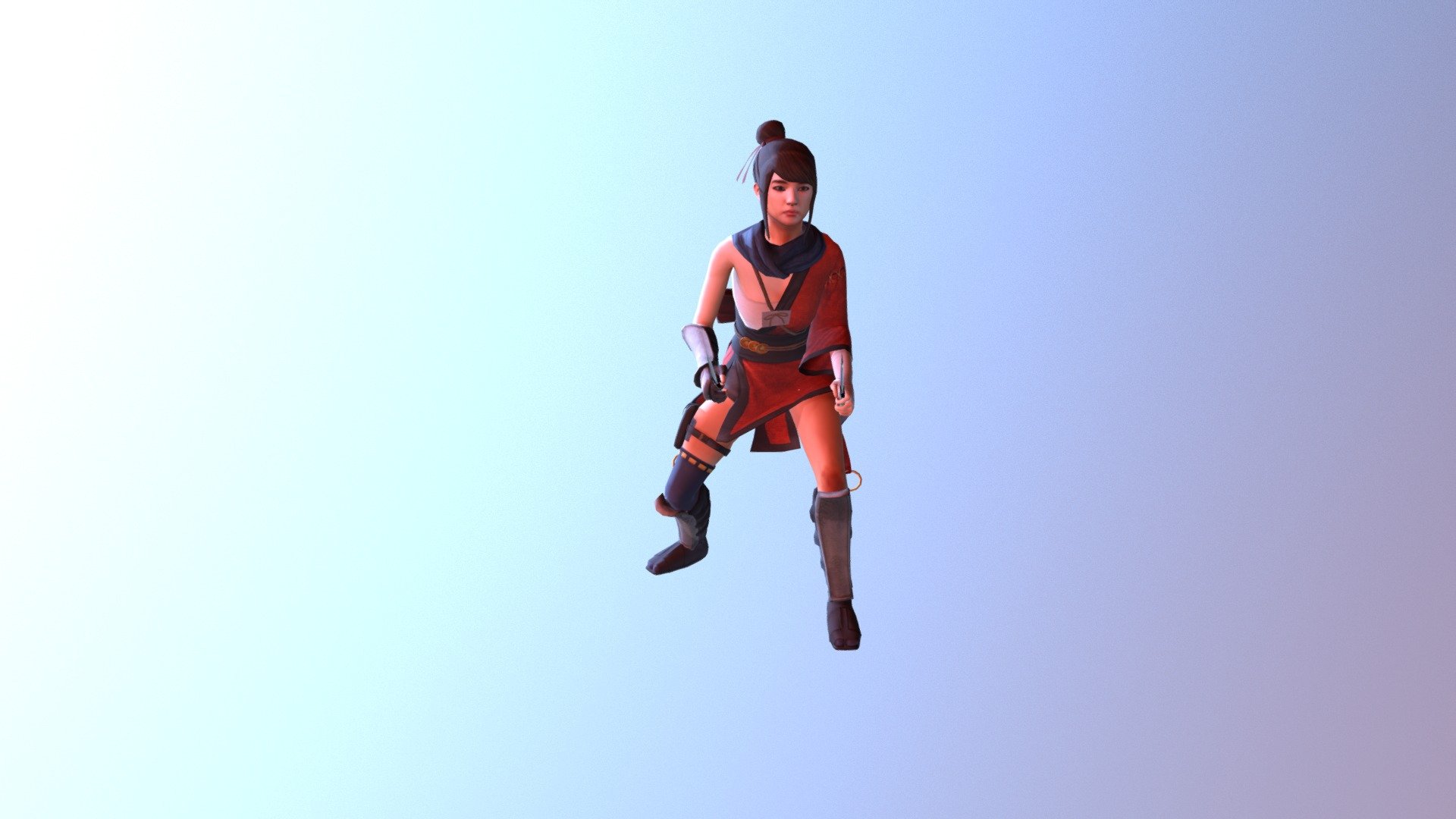 Heavy Attack (Kachujin) - 3D model by Emily Ward (@emily_ward) [1fc02bd ...