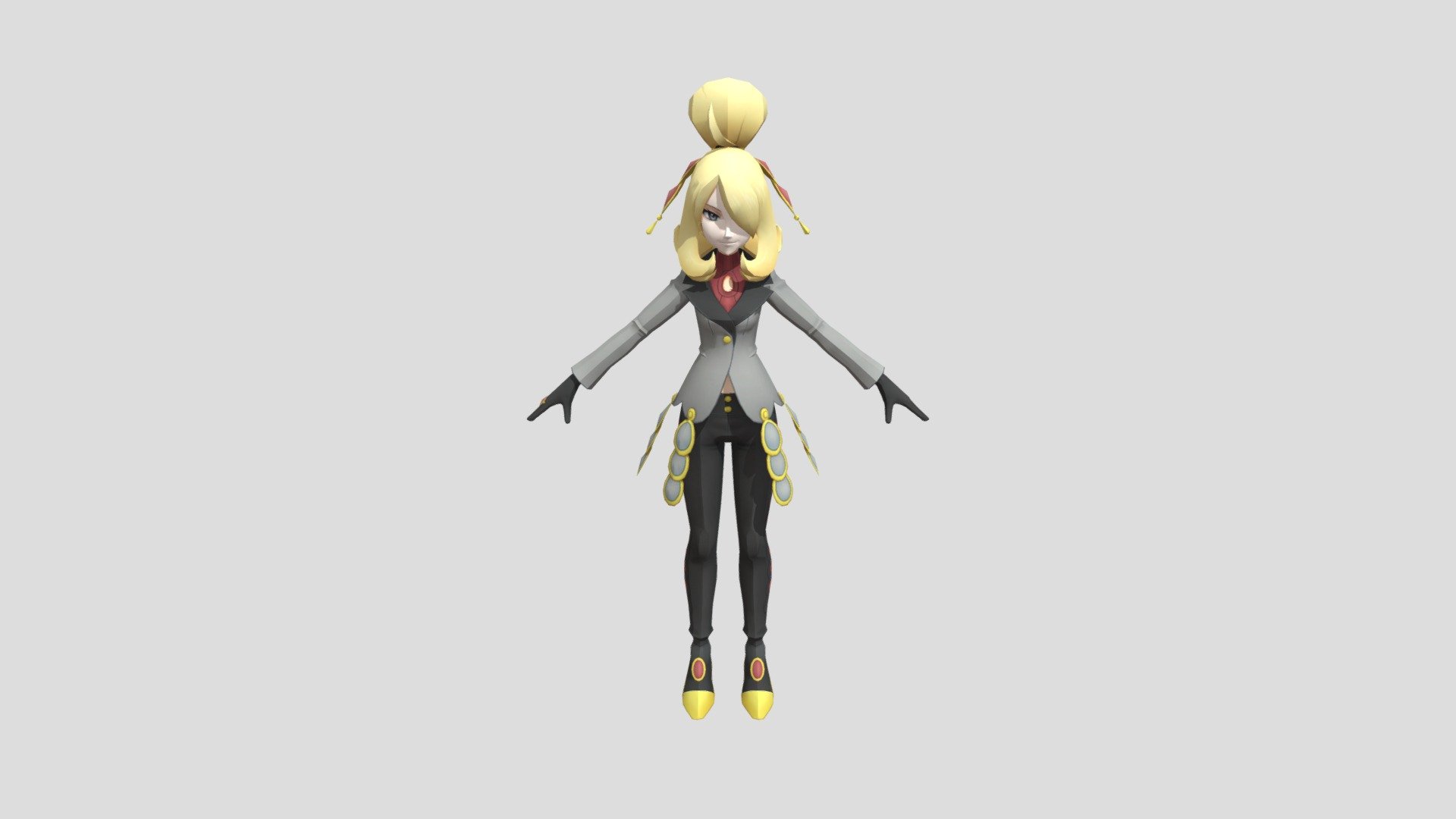 Cynthia Sygna Suit (Pokemon Masters) - Download Free 3D model by Mex ...