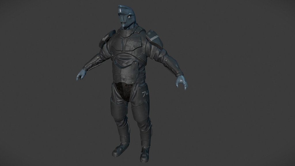 Riot Control Officer - 3D model by Phylraen (@valhume) [1fc2f67 ...