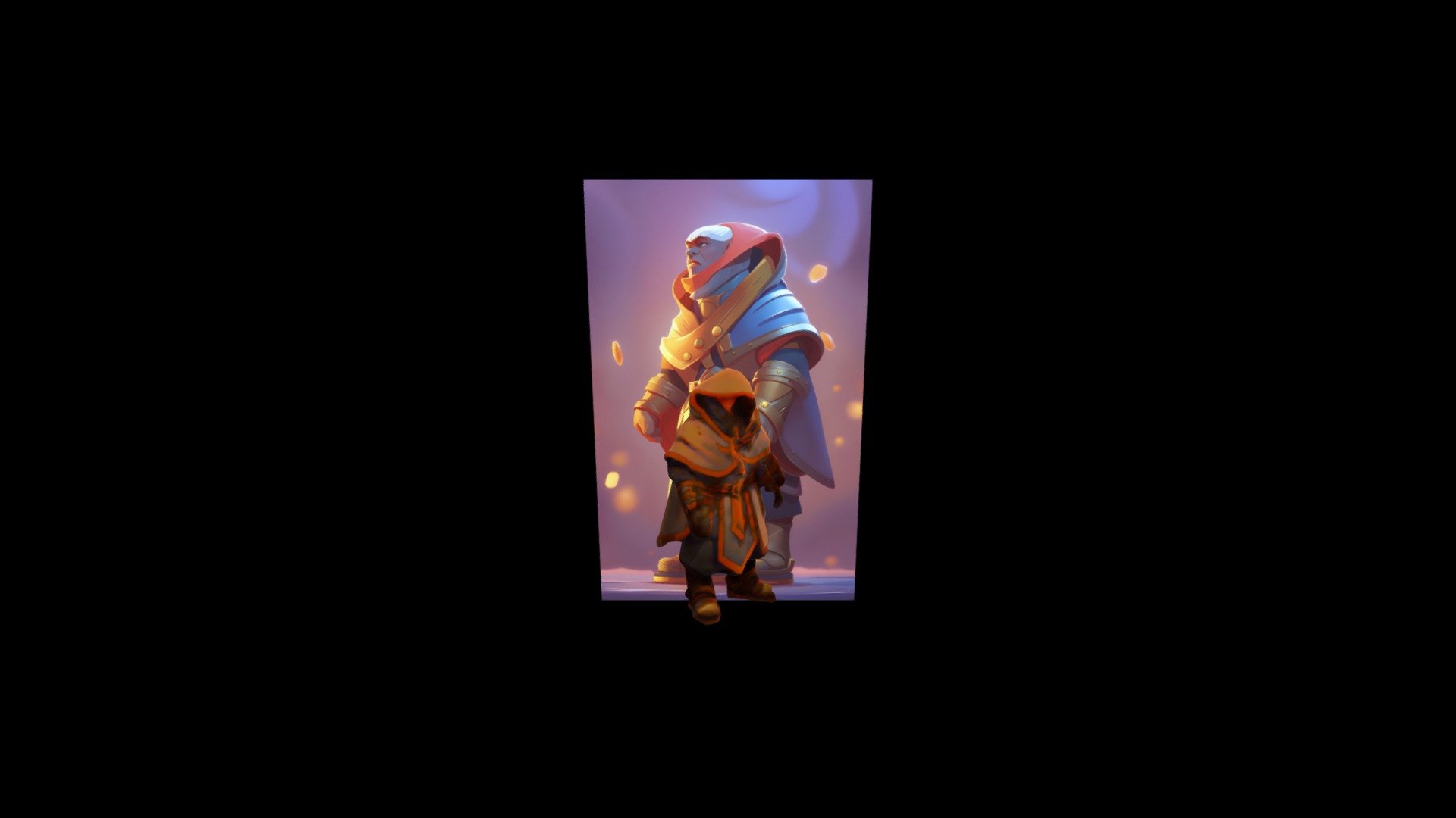 character This image is character wearing a whit - Download Free 3D ...