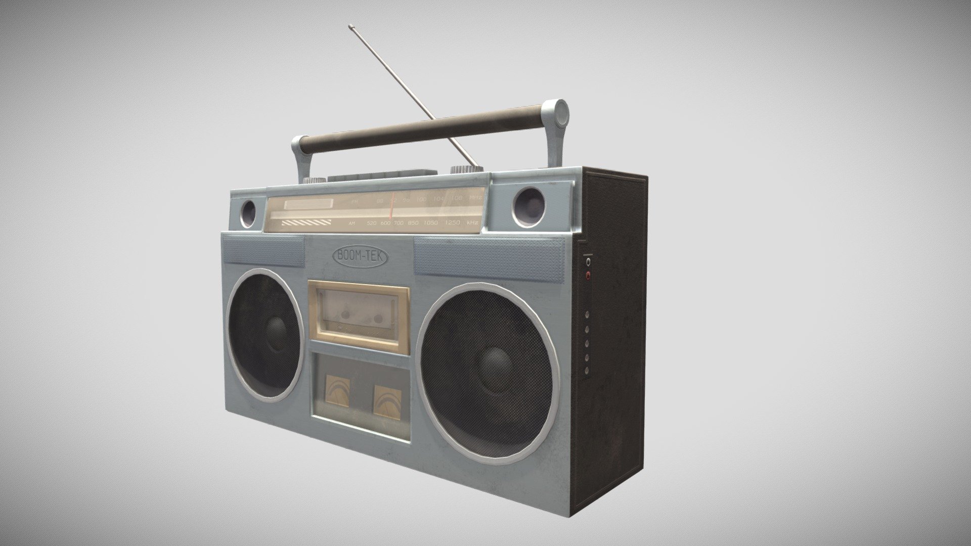 Boombox Radio - 3D model by Cory Smith (@cory.smithereens) [1fc4f8c ...