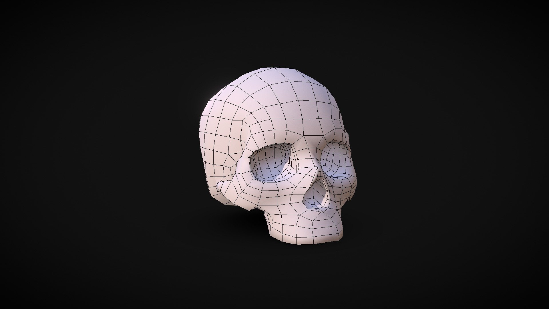 Skull Low Poly - Download Free 3D model by Ryley Burnett (@ryleyburnett ...