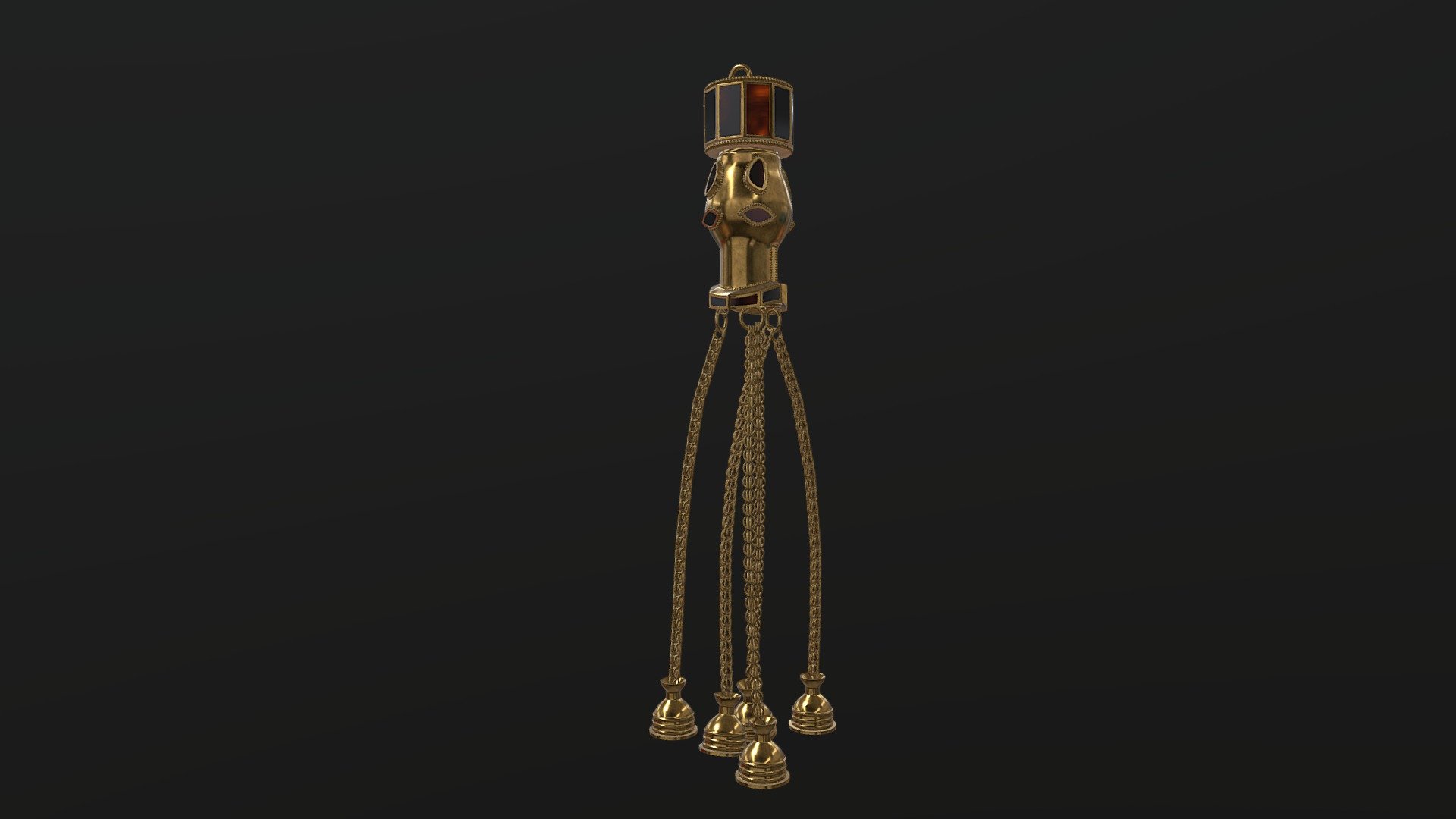 Hunnish Tassel - 3D model by BilgeBitig [1fc8375] - Sketchfab