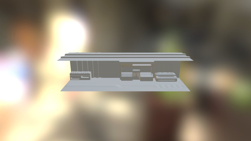 scifi Hallway low poly fin - 3D model by HalfBlindProductions [1fca72e ...