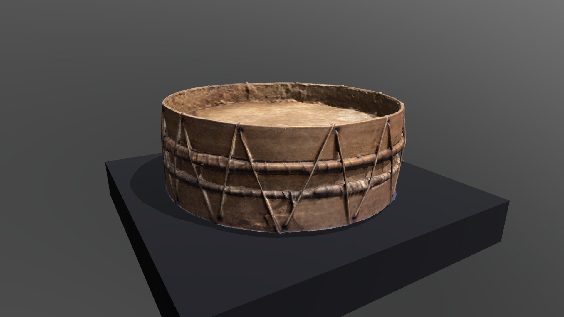 Tambor - 3D model by museodominicoamazonico [1fcb5e8] - Sketchfab