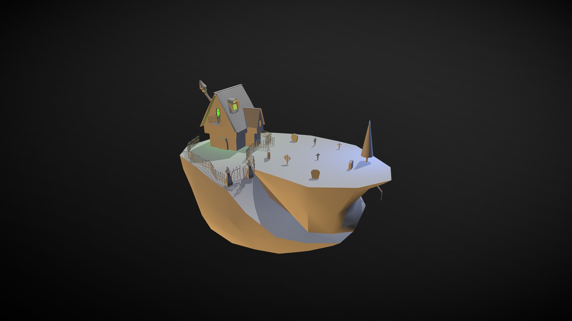 Casa Tétrica - 3D model by laura_cervantes_vjo1718 [1fcc959] - Sketchfab