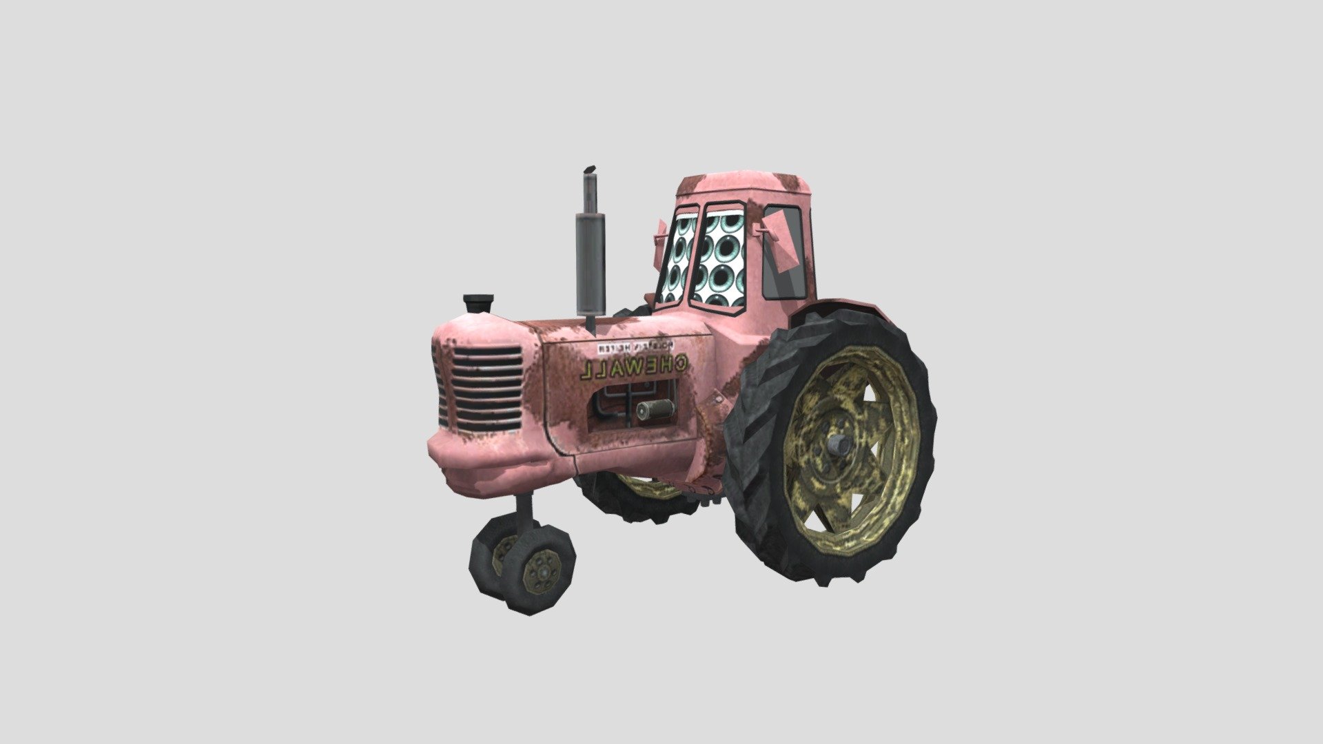 cars tractor - Download Free 3D model by zairiqzairiq [1fccddd] - Sketchfab