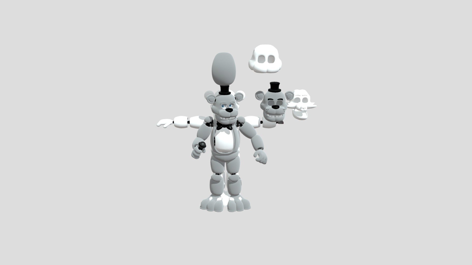 Inaccurate Freddy - Download Free 3D model by NachiG [1fceba4] - Sketchfab