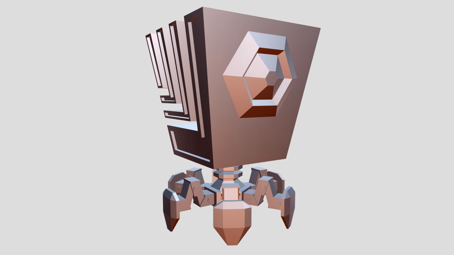 6 Legged Z-BOT - Download Free 3D model by Trockk (@Timrockk) [1fcf97a ...