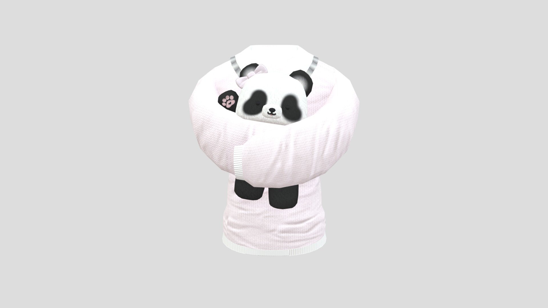 Panda Huggable Sweater - 3D model by lolabuni [1fd00a9] - Sketchfab