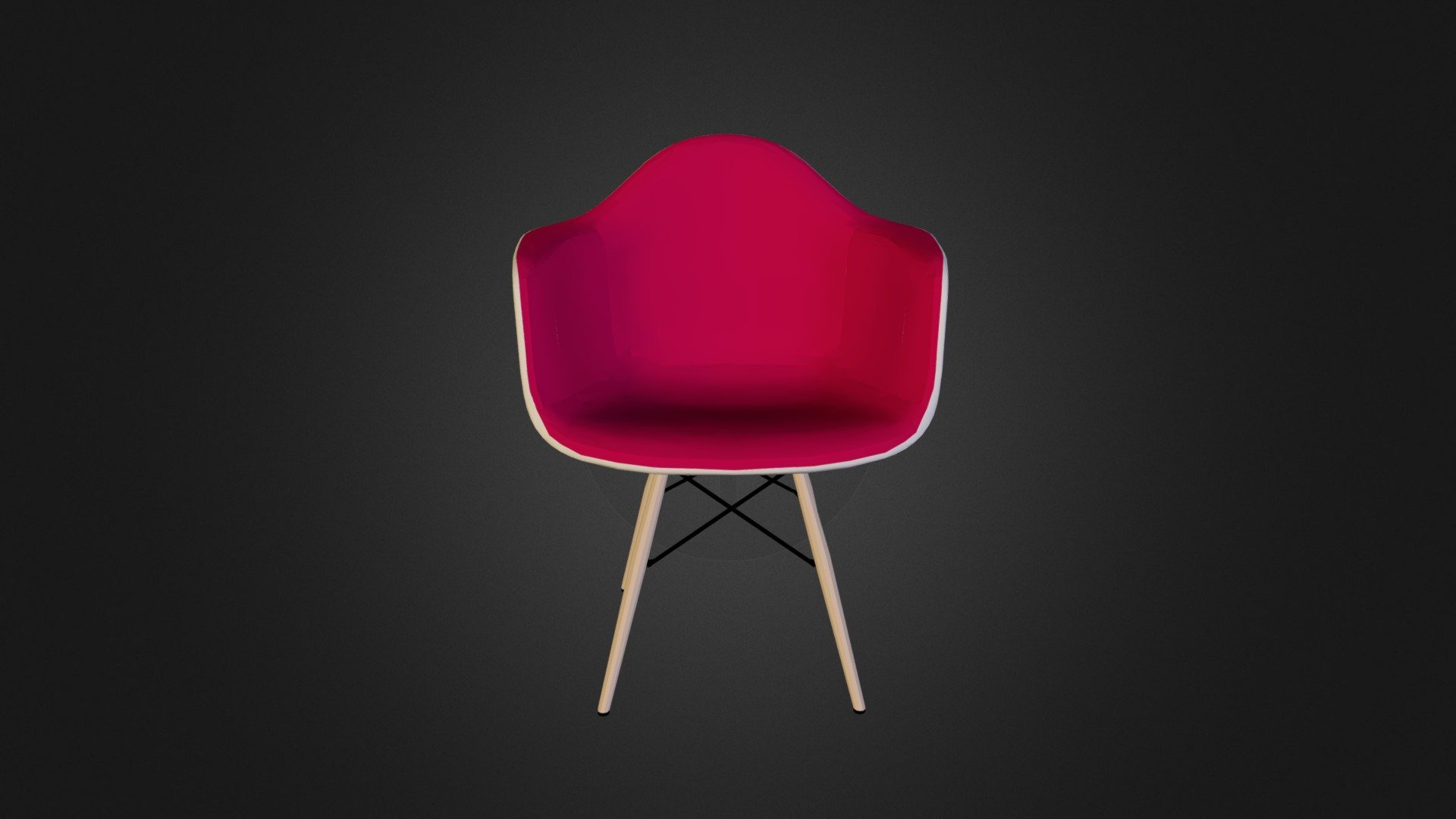 Eames Molded Shell Arm Chair - 3D model by Herman Miller, Inc ...