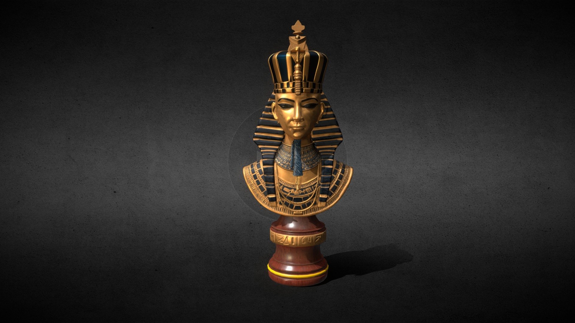 Egyptian Pharaoh - 3D model by Rishav Saha (@saharishav258) [1fd1917 ...