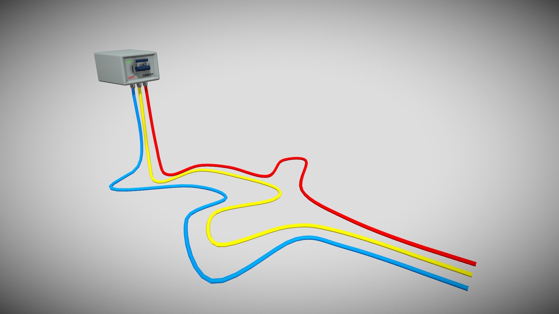 Electric Cables - 3D model by Karabas Studio (@Alexei777) [1fd39ac ...