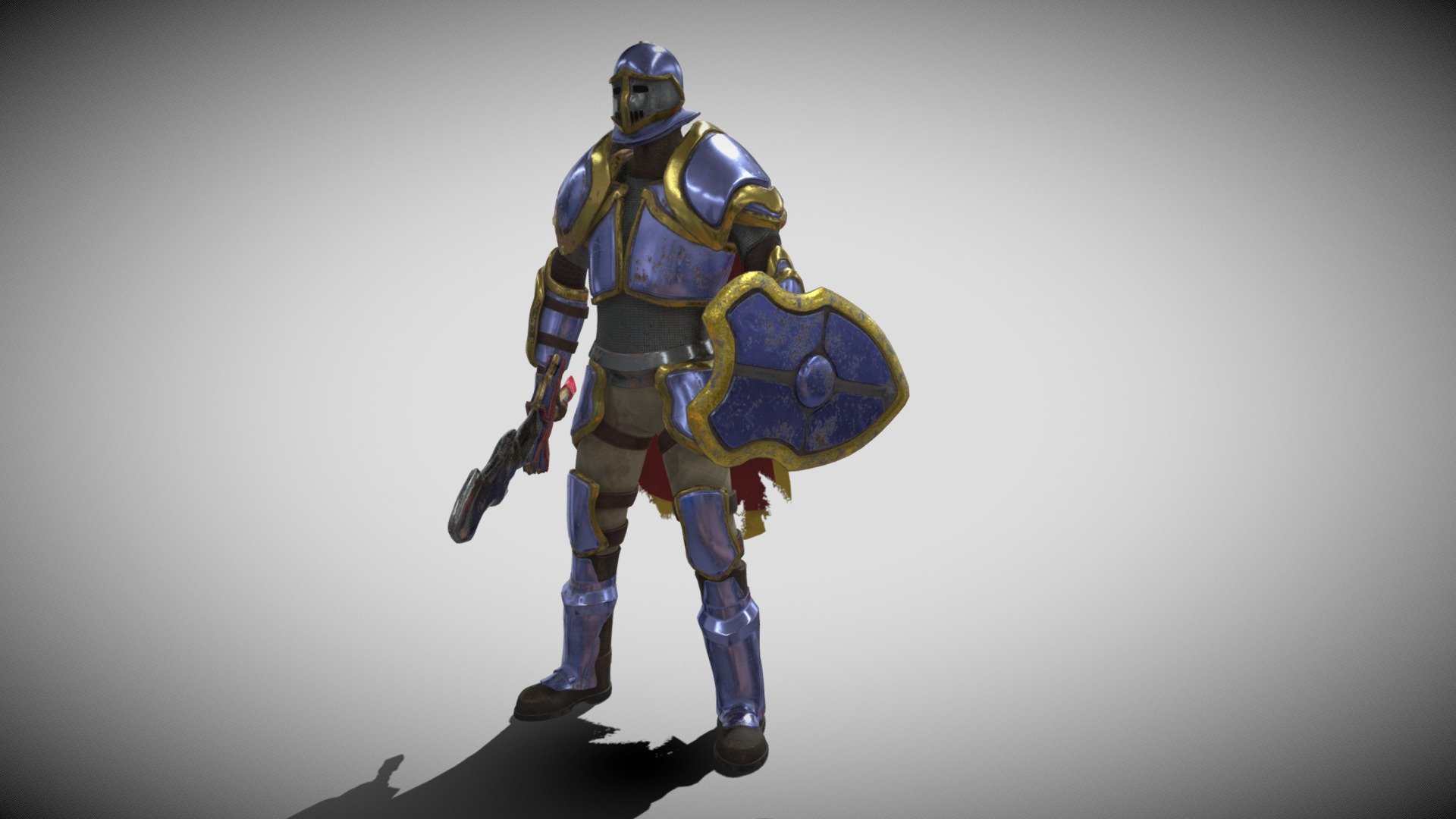 Game Character - 3D model by ChrisJones3D [1fd39dc] - Sketchfab