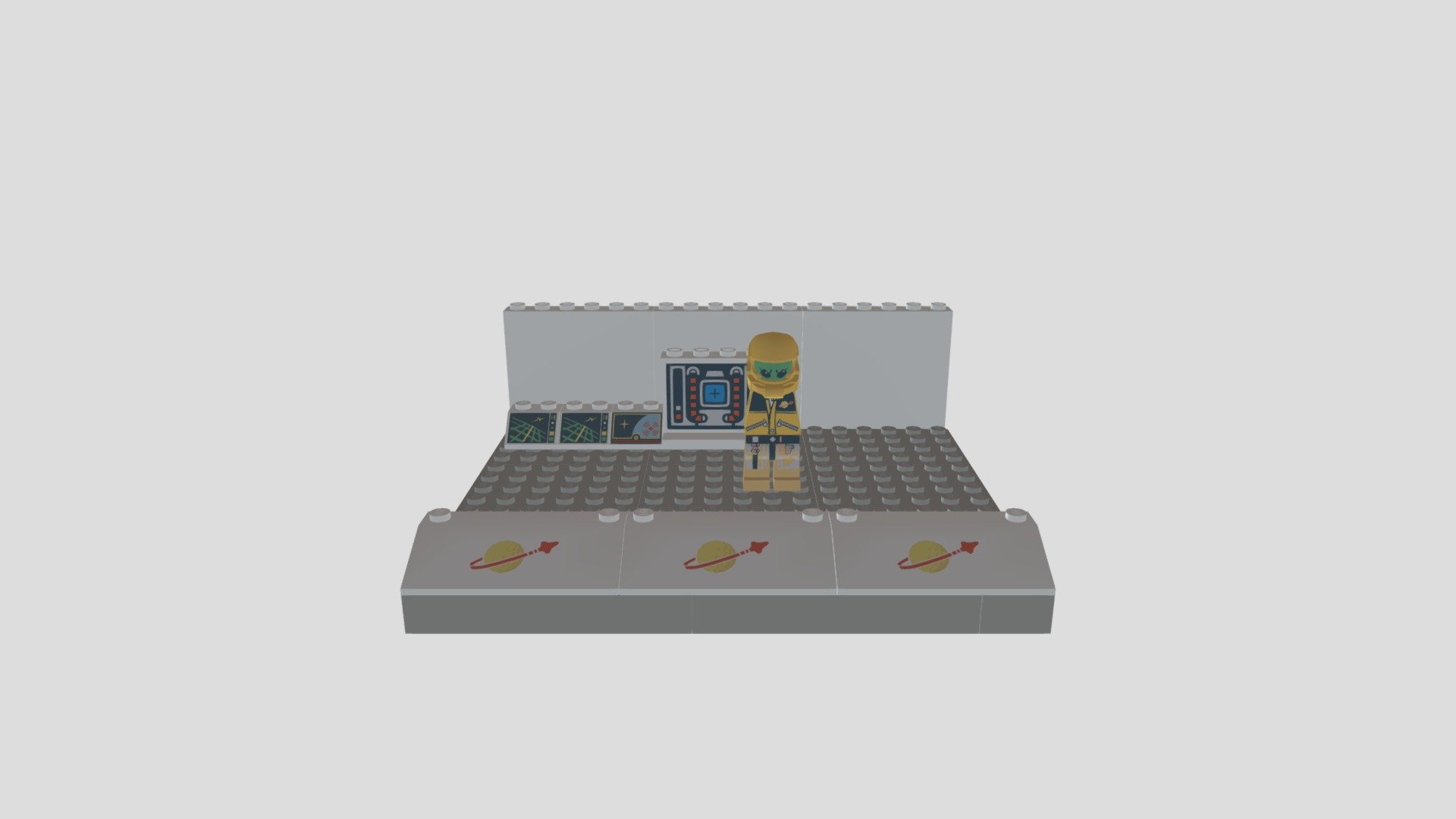 LEGO Space control - 3D model by sjazowy6O [1fd3a50] - Sketchfab