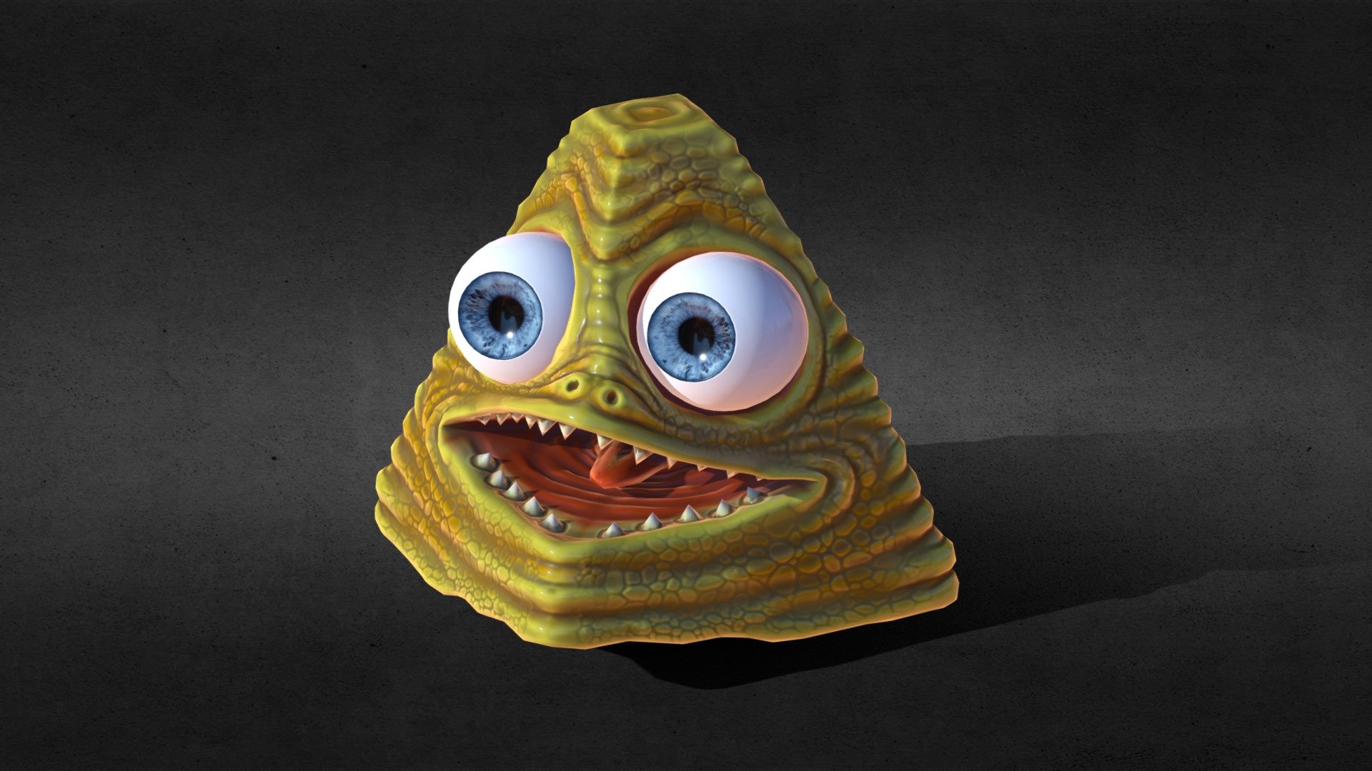 Pyramid Creature (low-poly, game-ready) - Buy Royalty Free 3D model by ...
