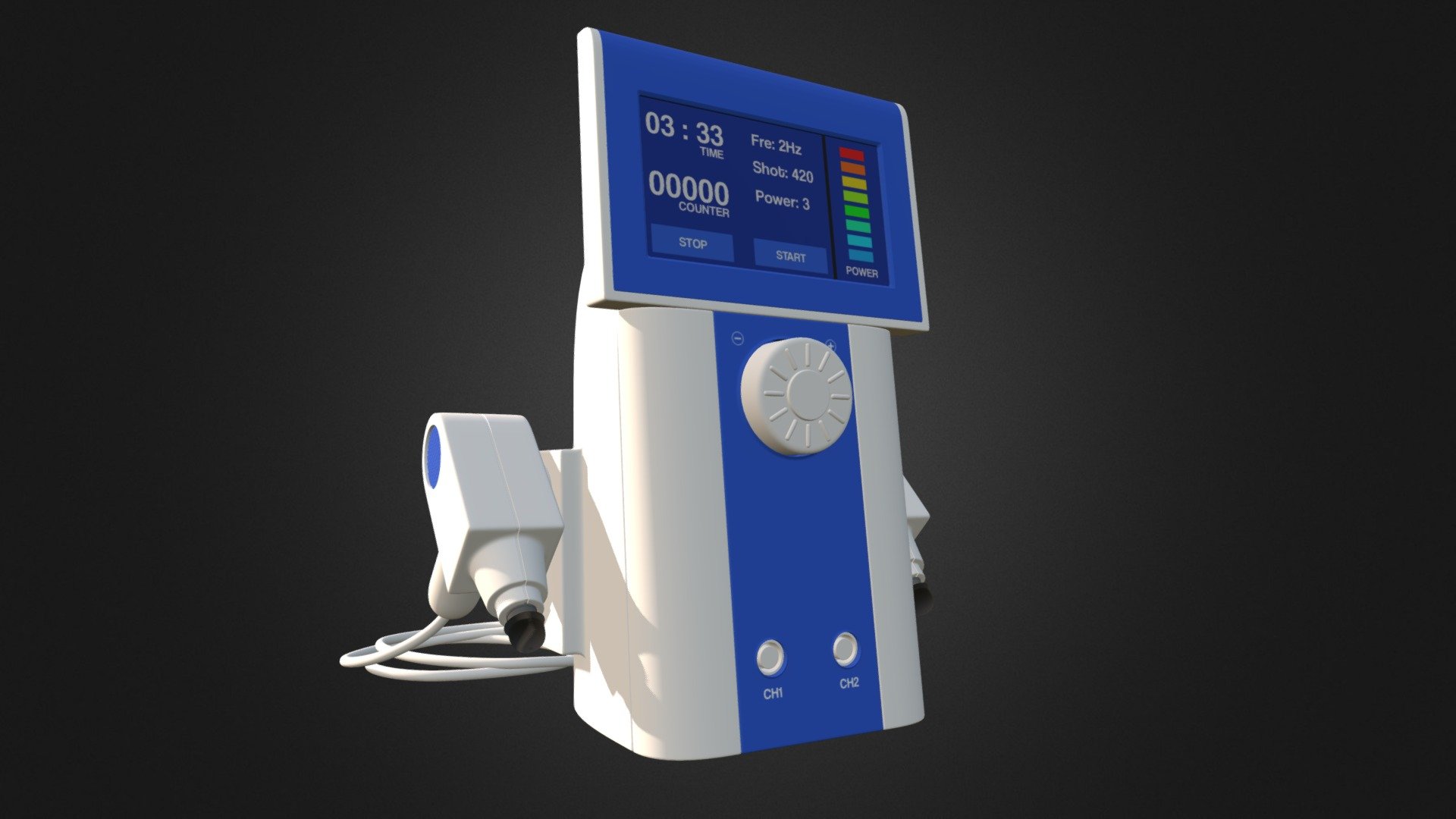 Shock Wave Therapy Device - Buy Royalty Free 3D model by cgaxis ...
