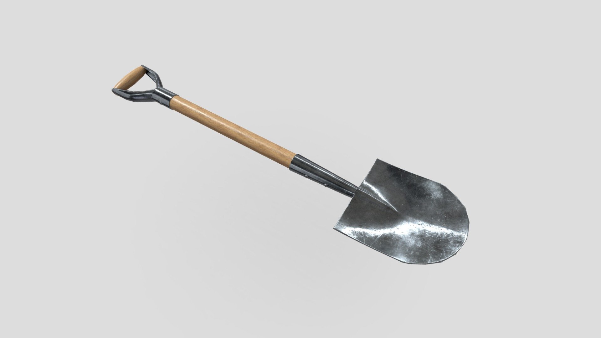 CC0 - Shovel - Download Free 3D model by plaggy [1fd636e] - Sketchfab
