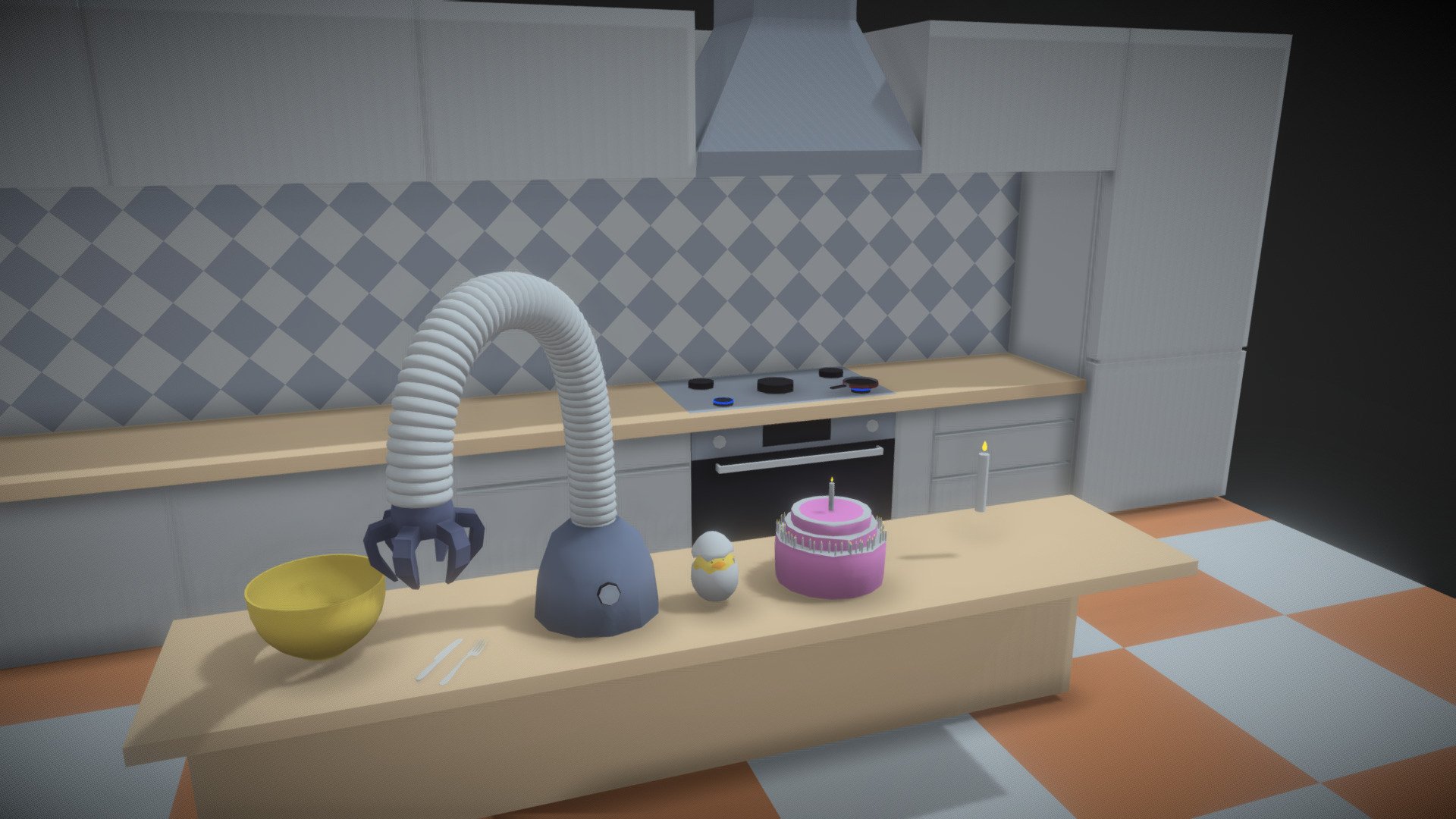 Baking Machine - Download Free 3D model by Spark Games (@spark-games ...