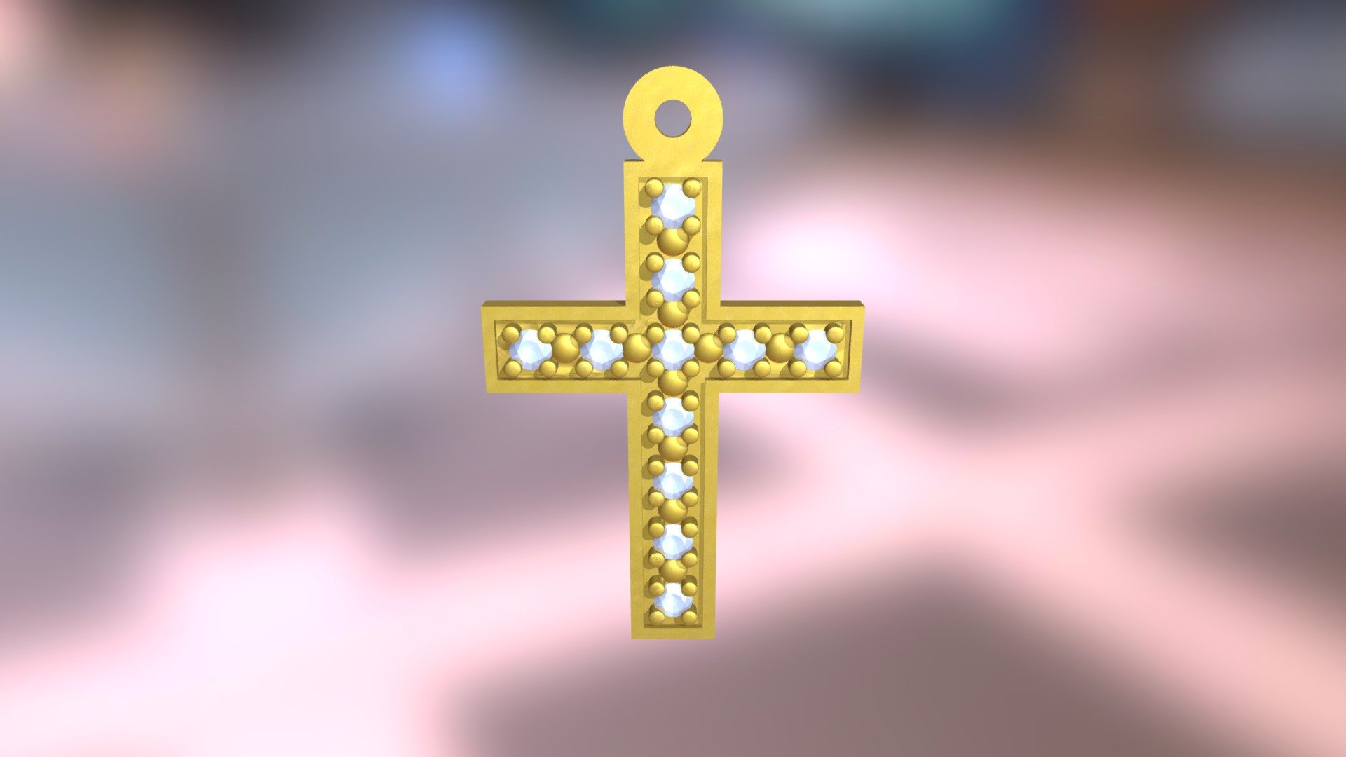 Golden Cross - Download Free 3D model by djetty [1fd6e75] - Sketchfab