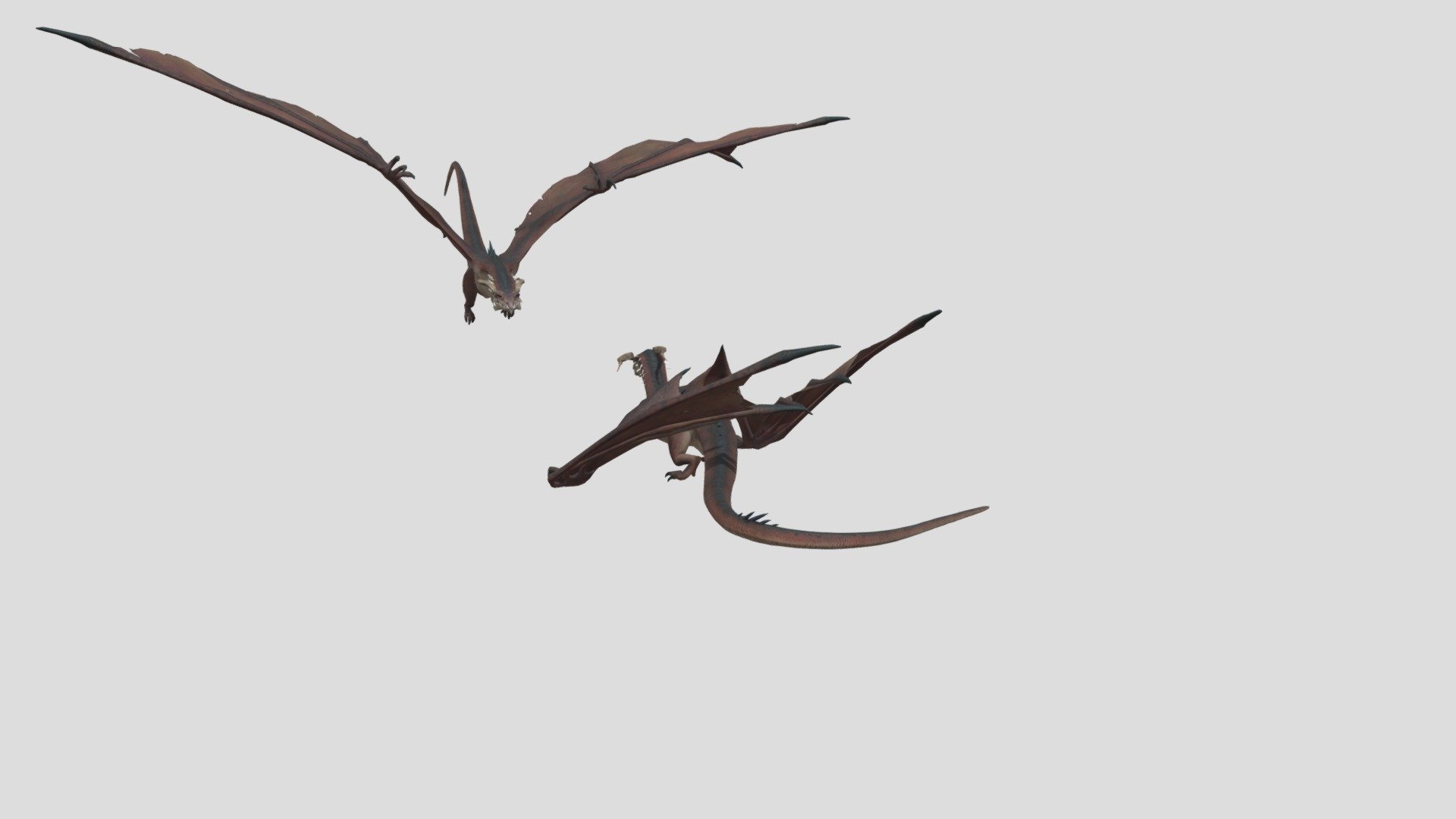 Drgon Comes Back From Hunting - Download Free 3D model by all of life ...