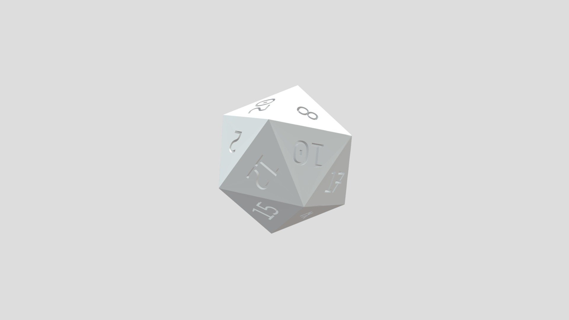 d20 - 3D model by sterbi13 [1fd7f6c] - Sketchfab