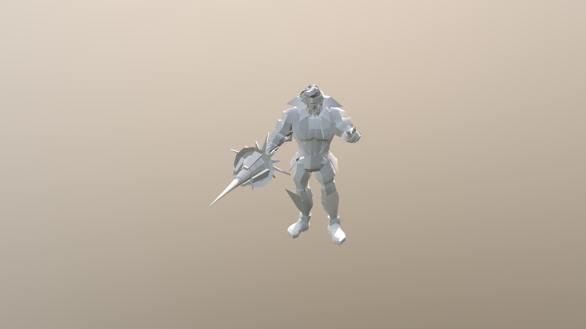 paladin anti hero low poly - 3D model by frostyjam [1fd828b] - Sketchfab