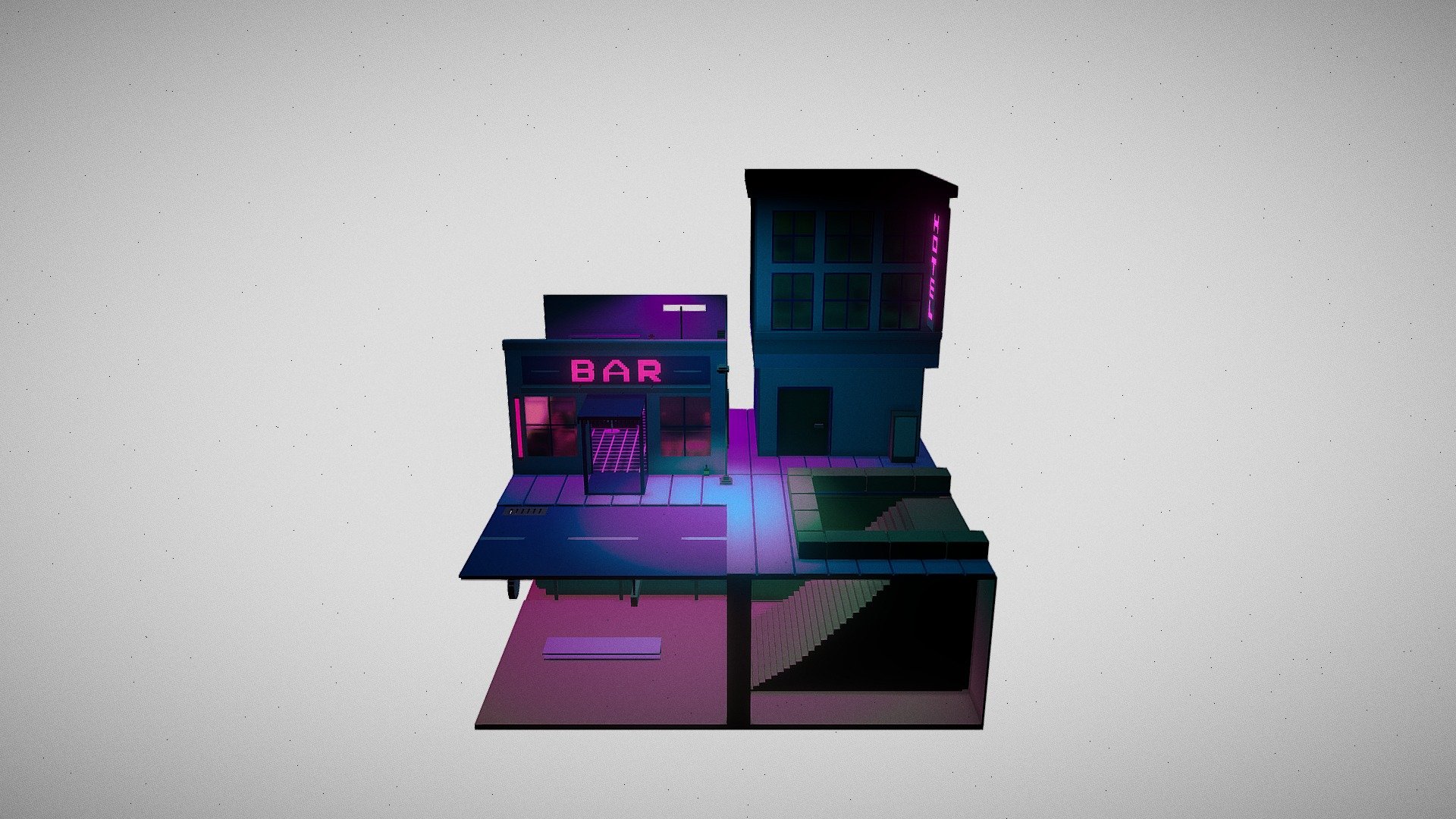 neon - 3D model by s25168 [1fd876a] - Sketchfab