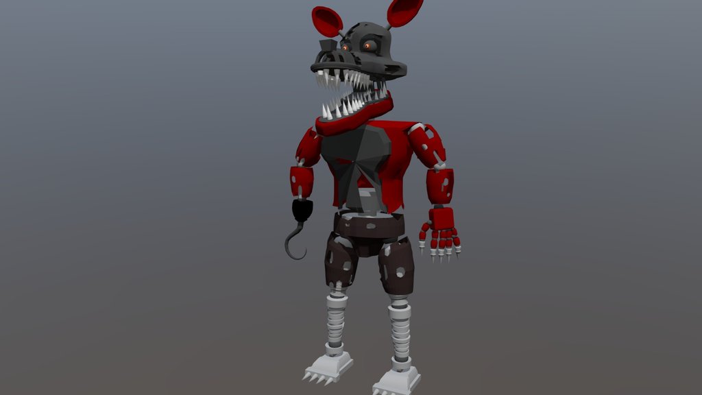 nightmare fnaf - A 3D model collection by ann55010970637 - Sketchfab