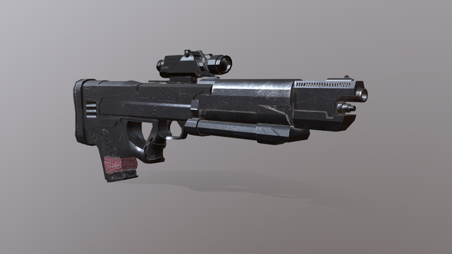 Gun. - 3D model by Piyush.Badoni [1fda064] - Sketchfab