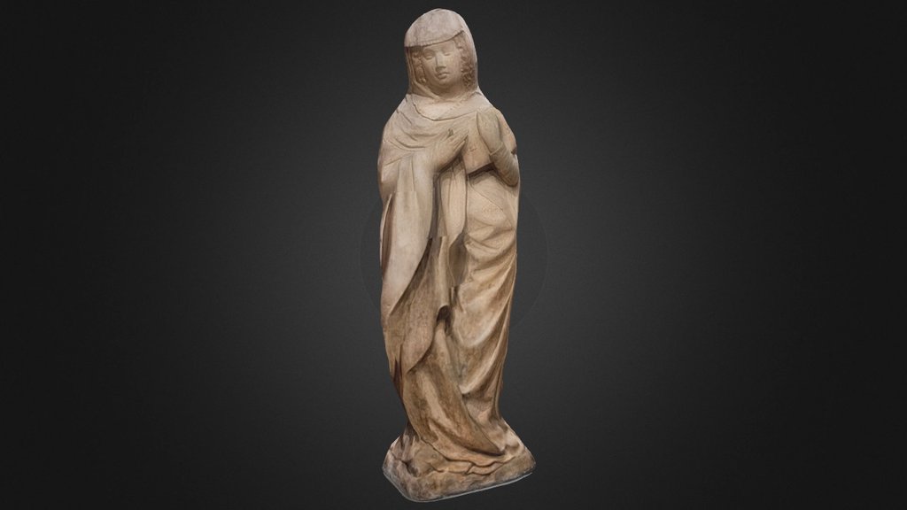 Sculpture of a French Saint - 3D model by scatter (@specular) [1fdaf23 ...