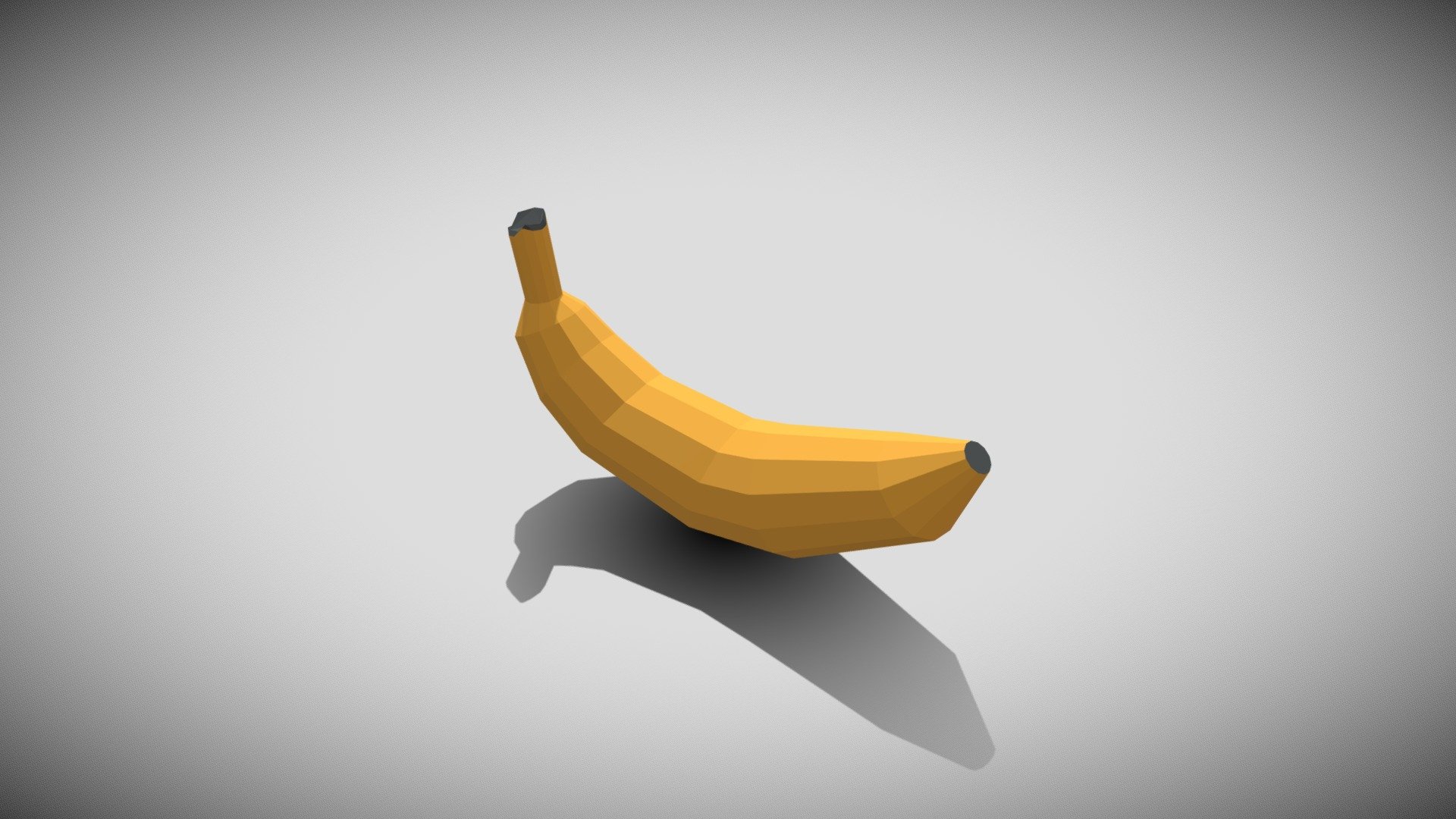 Low Poly Banana - Buy Royalty Free 3D model by AssetSource [1fdb24d ...