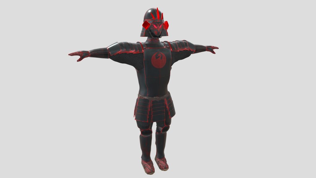 Samurai LowPoly - A 3D model collection by LukasSI - Sketchfab