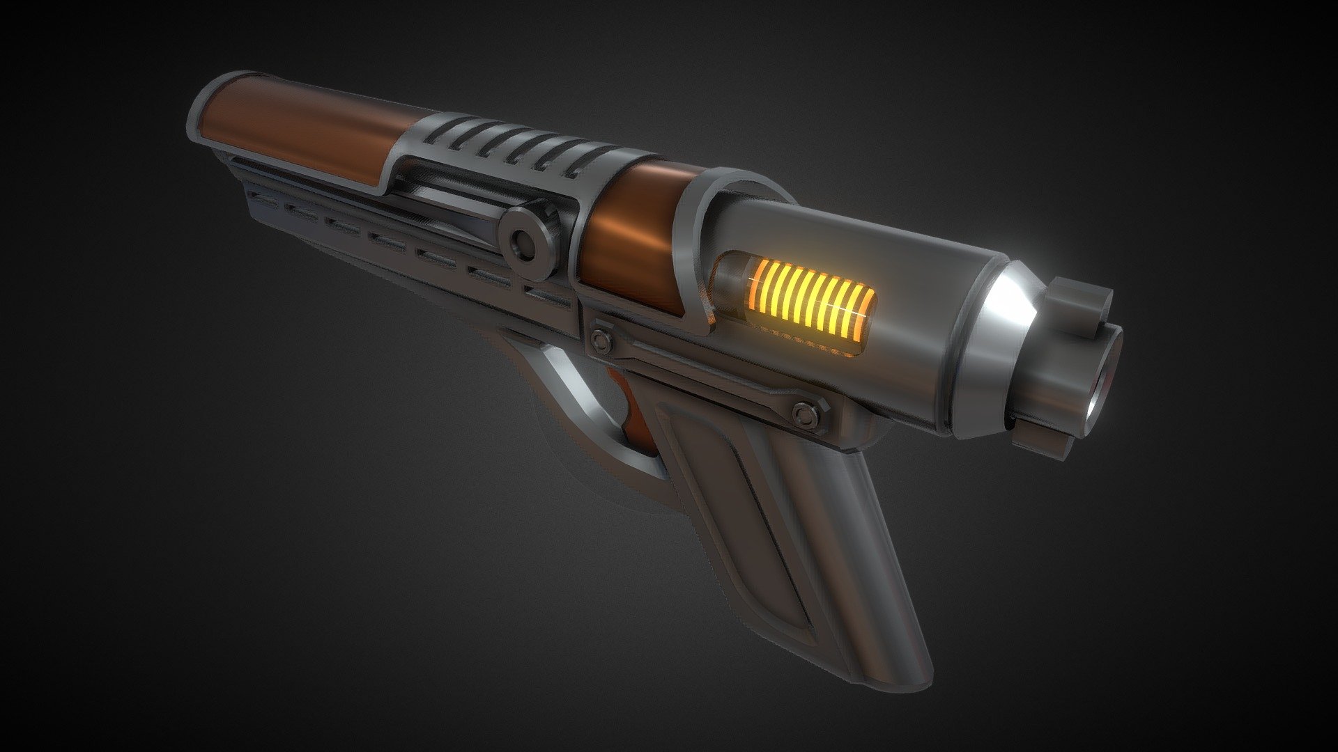 Space Cowboy's Handcannon - 3D model by tin-can [1fdc274] - Sketchfab