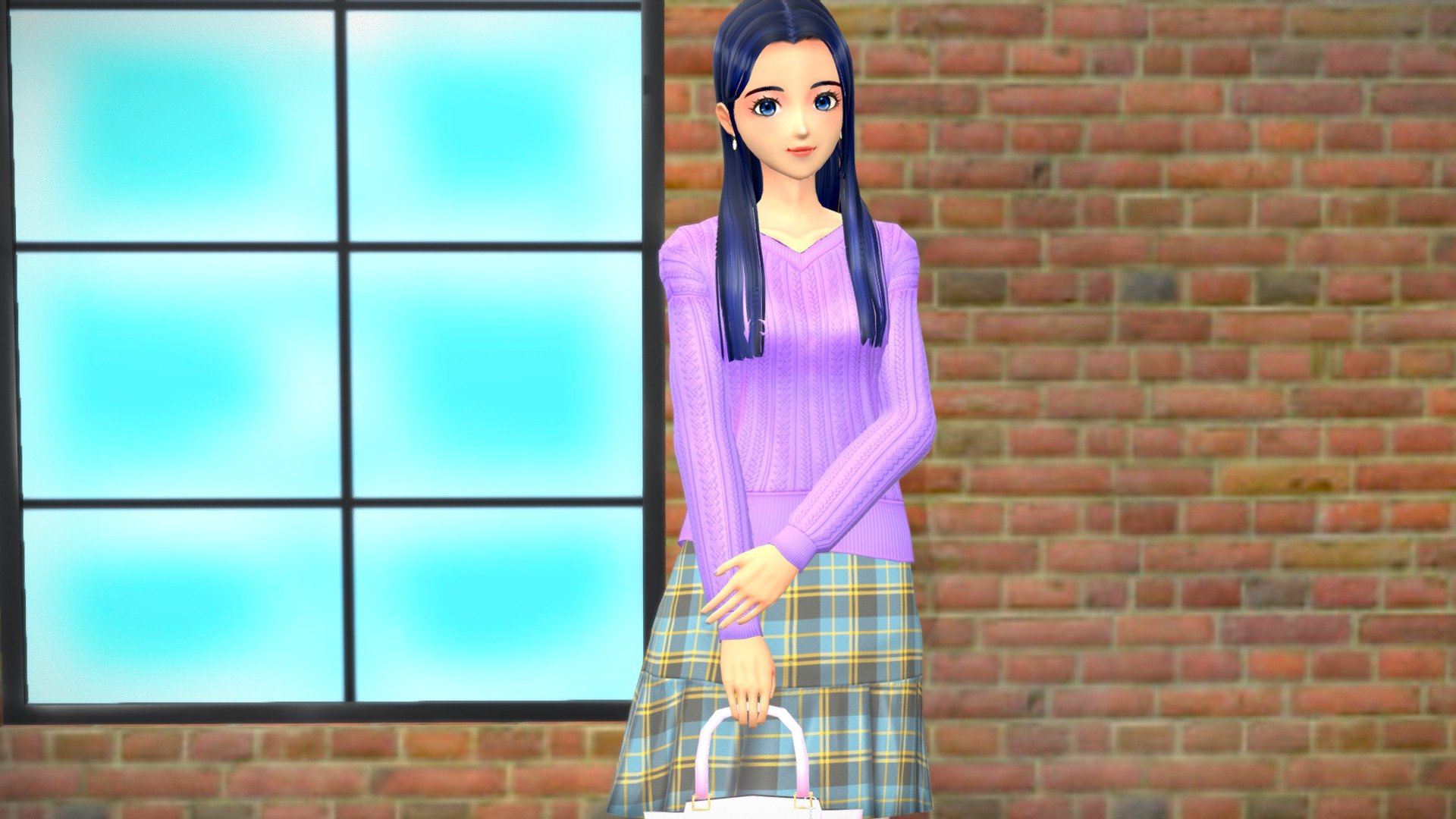 A Certain J Girl At The Windowalpha Version Download Free 3d Model By Kemsui 1fdda5c