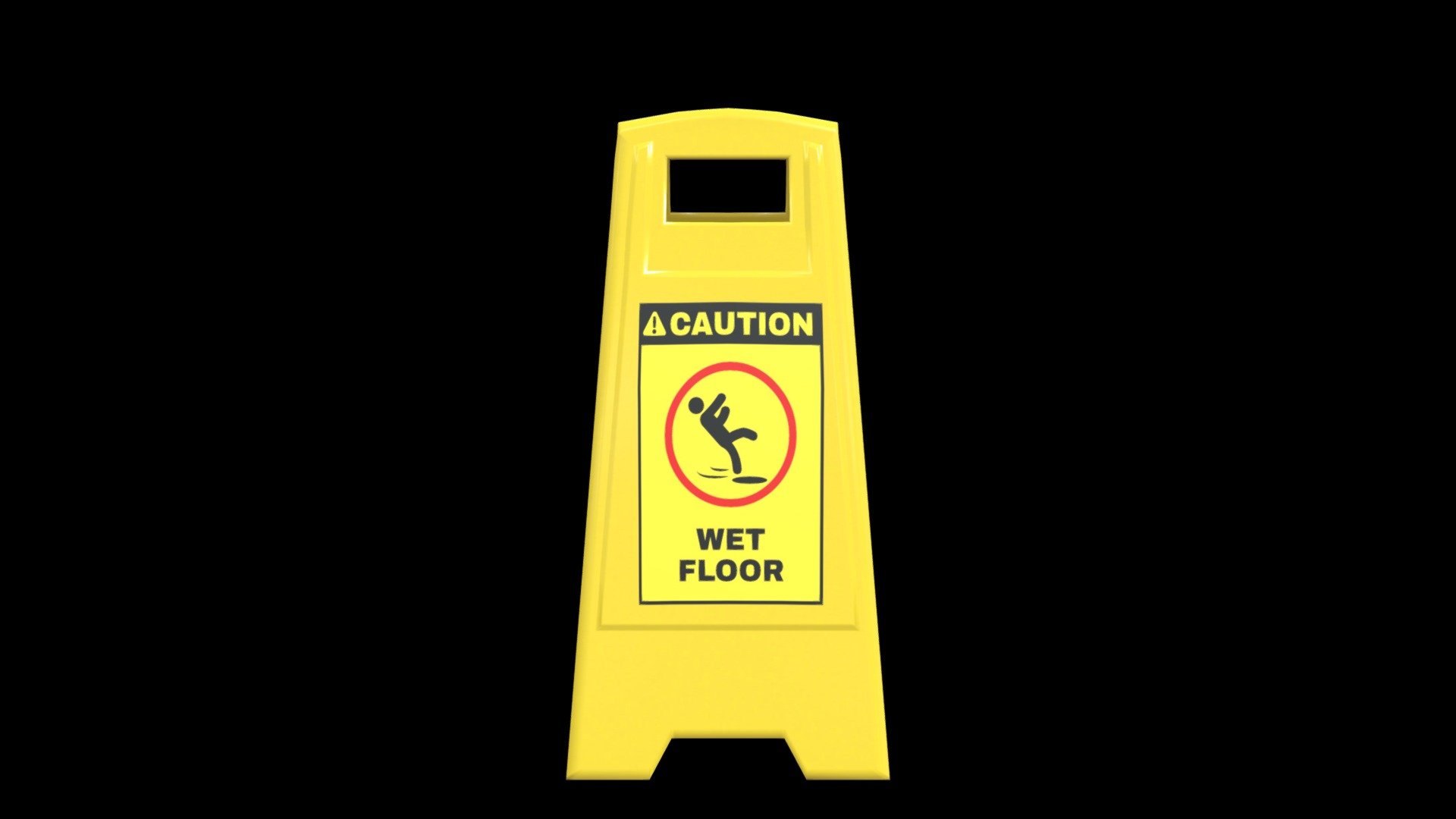 Floor Sign - Download Free 3D model by Dimension Dazzle (@Dimension ...