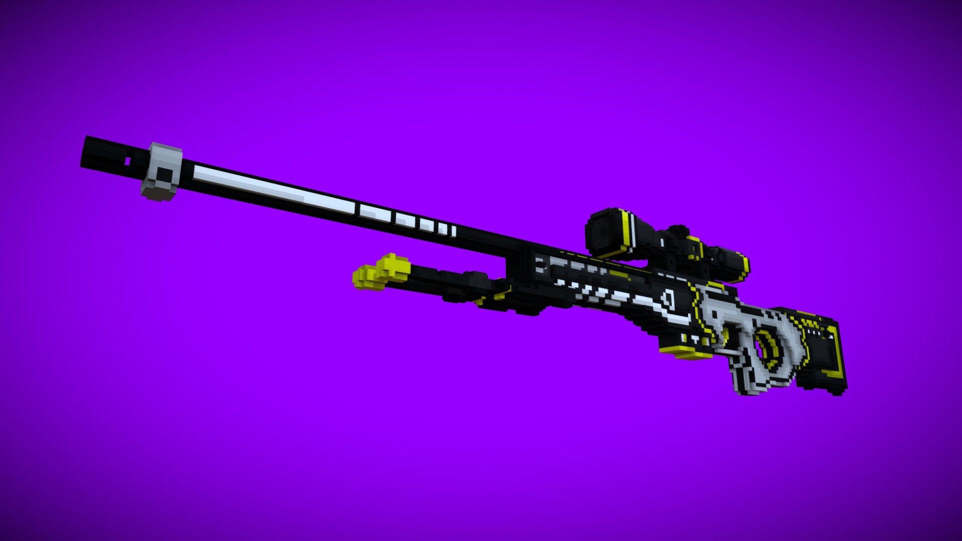 AWP | Progressiv - Voxel Art - 3D model by Tung Linh (@tlinhh.41 ...