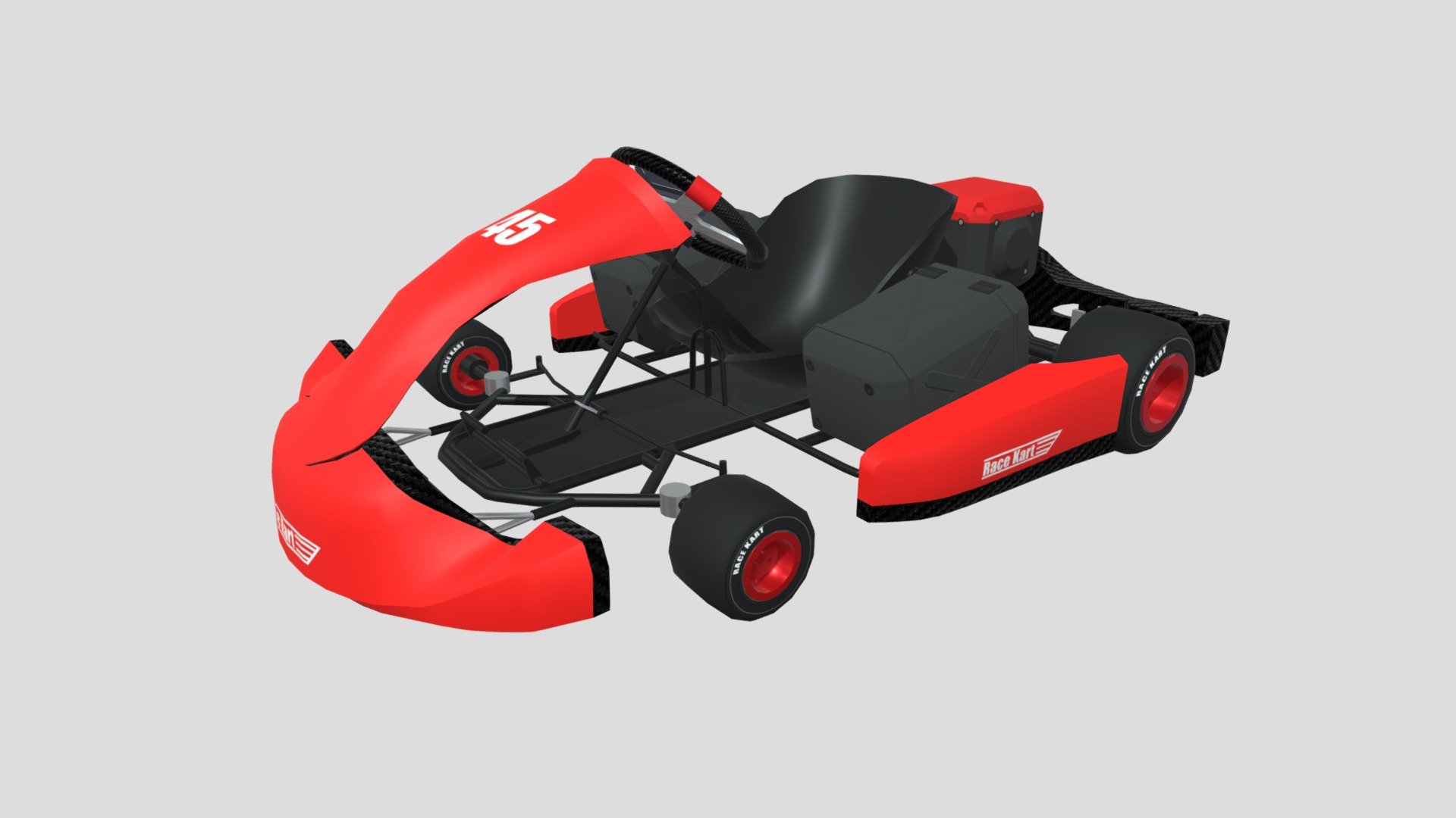 Race Kart - 3D model by polygonalassets [1fdf460] - Sketchfab